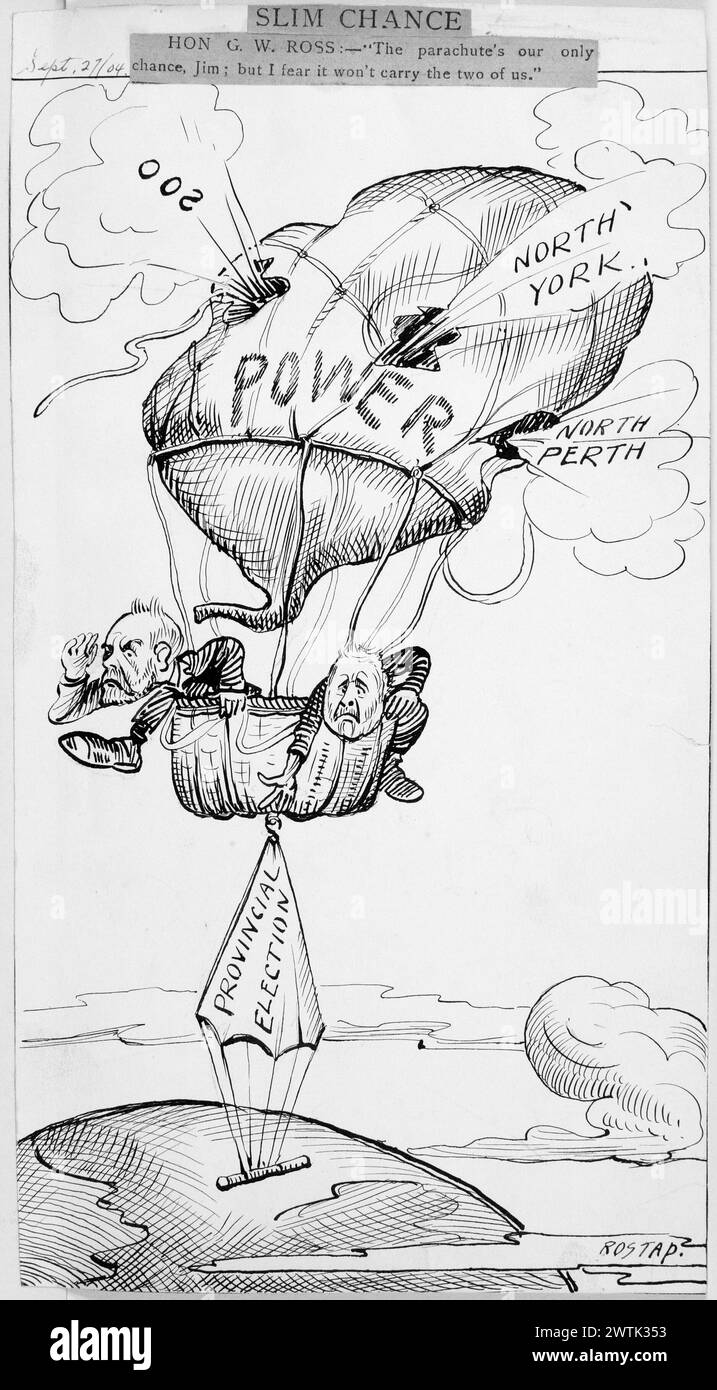 Cartoon - Slim Chance Rostap (1866-1949 Stock Photo - Alamy