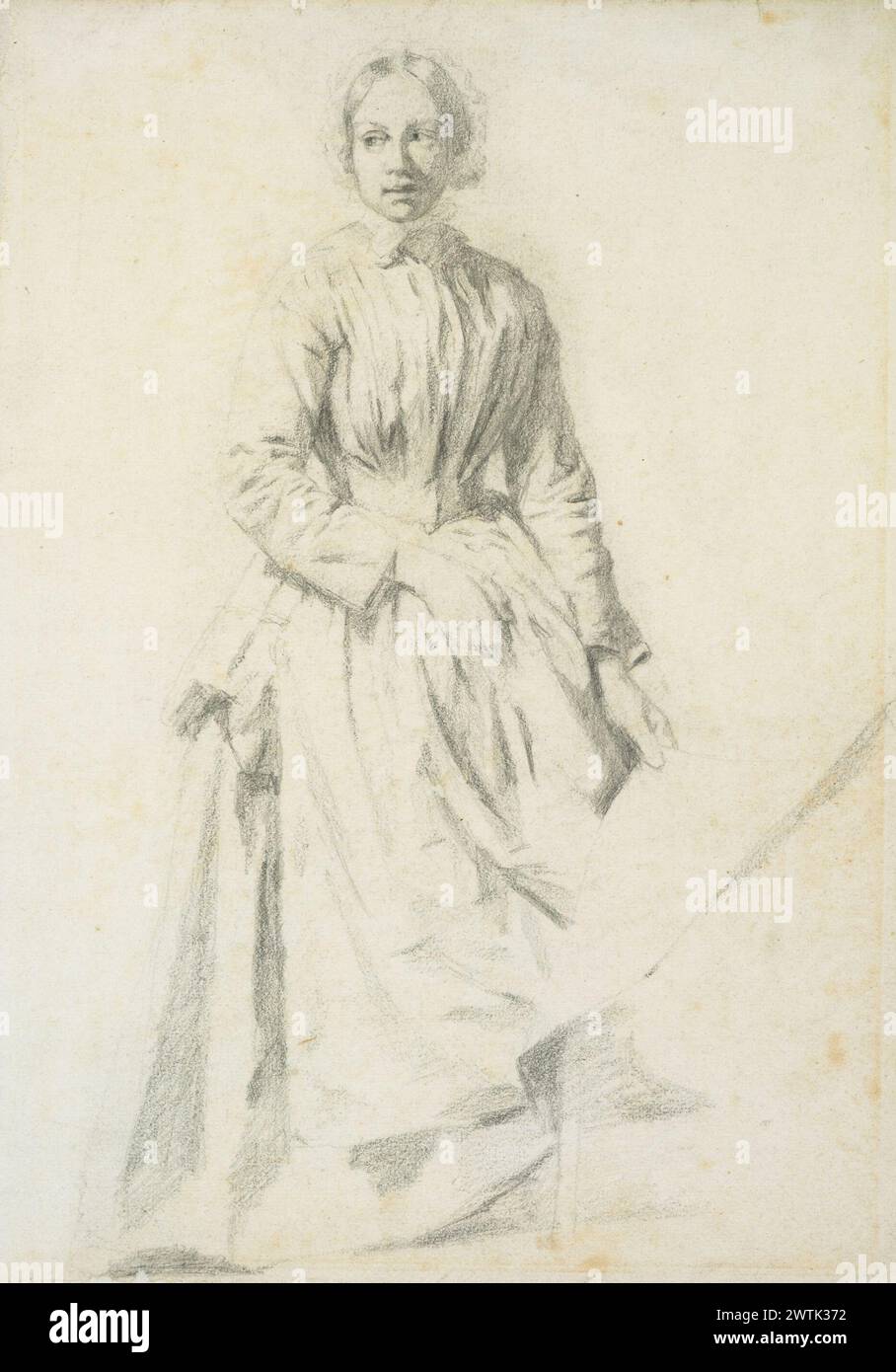 Dutch woman drawings, works on paper Stock Photo - Alamy