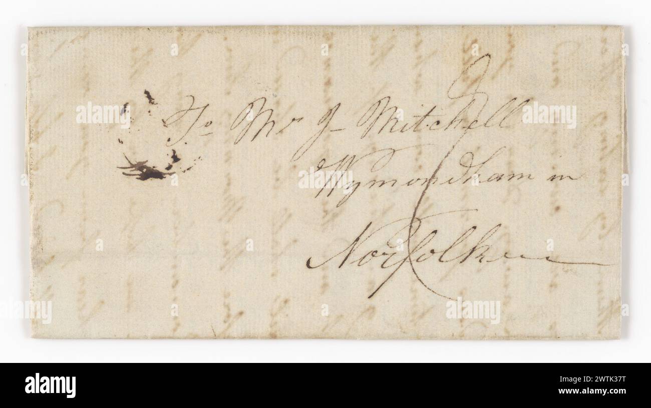 Entire pre-stamp letter Visual and Verbal Communication, letters Stock ...