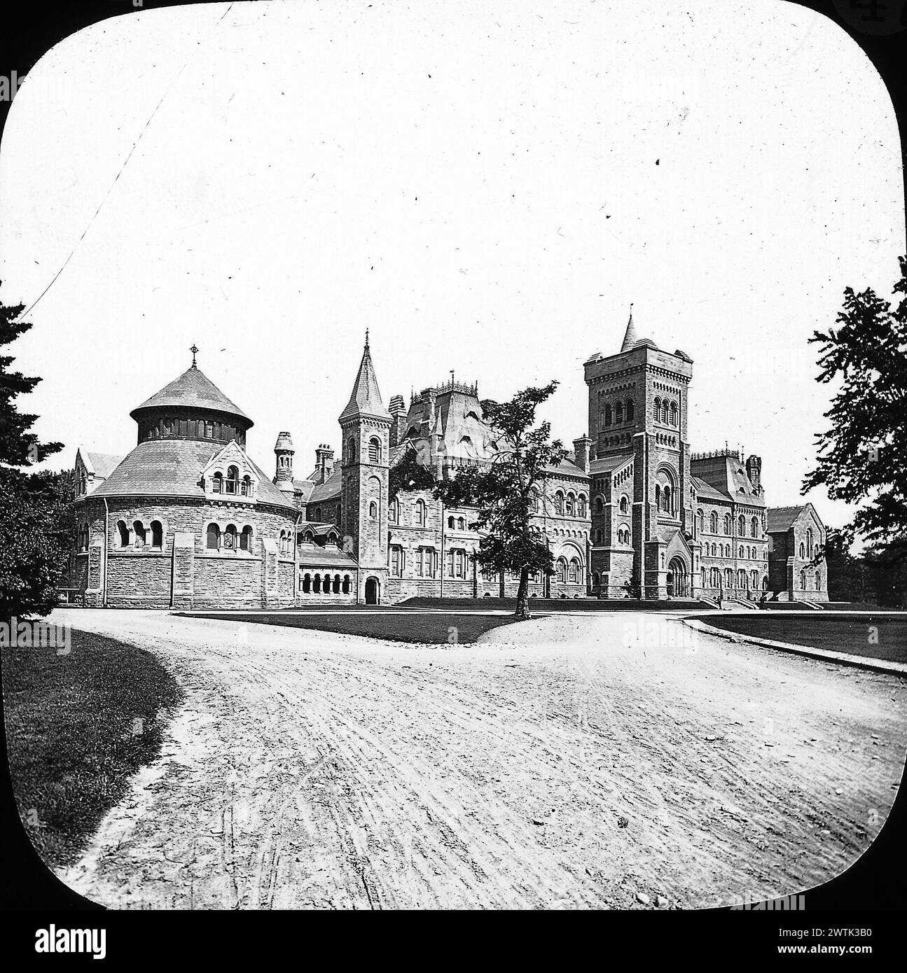 Transparency - University College, Toronto, ON, about 1900 Stock Photo ...