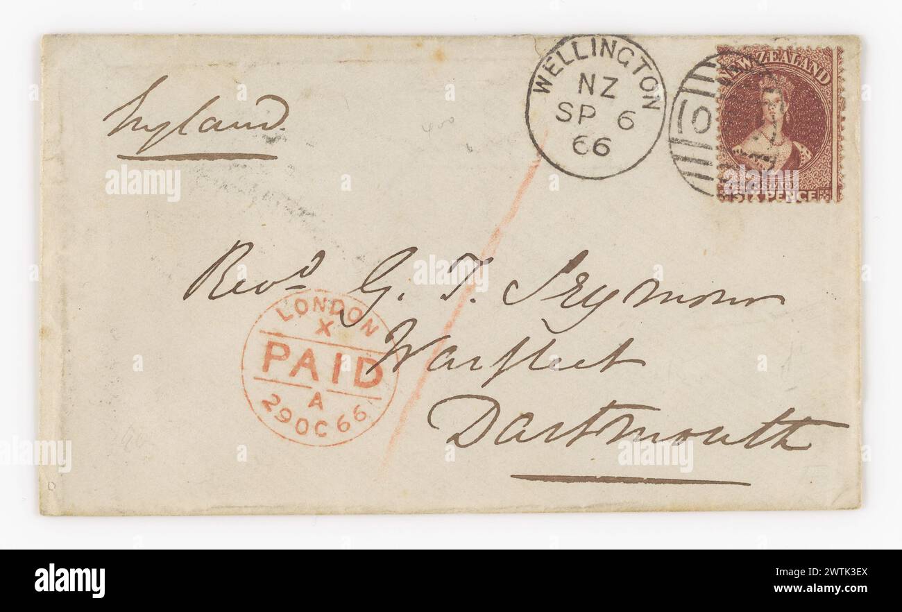 Philatelic 'cover' [envelope] Visual and Verbal Communication ...