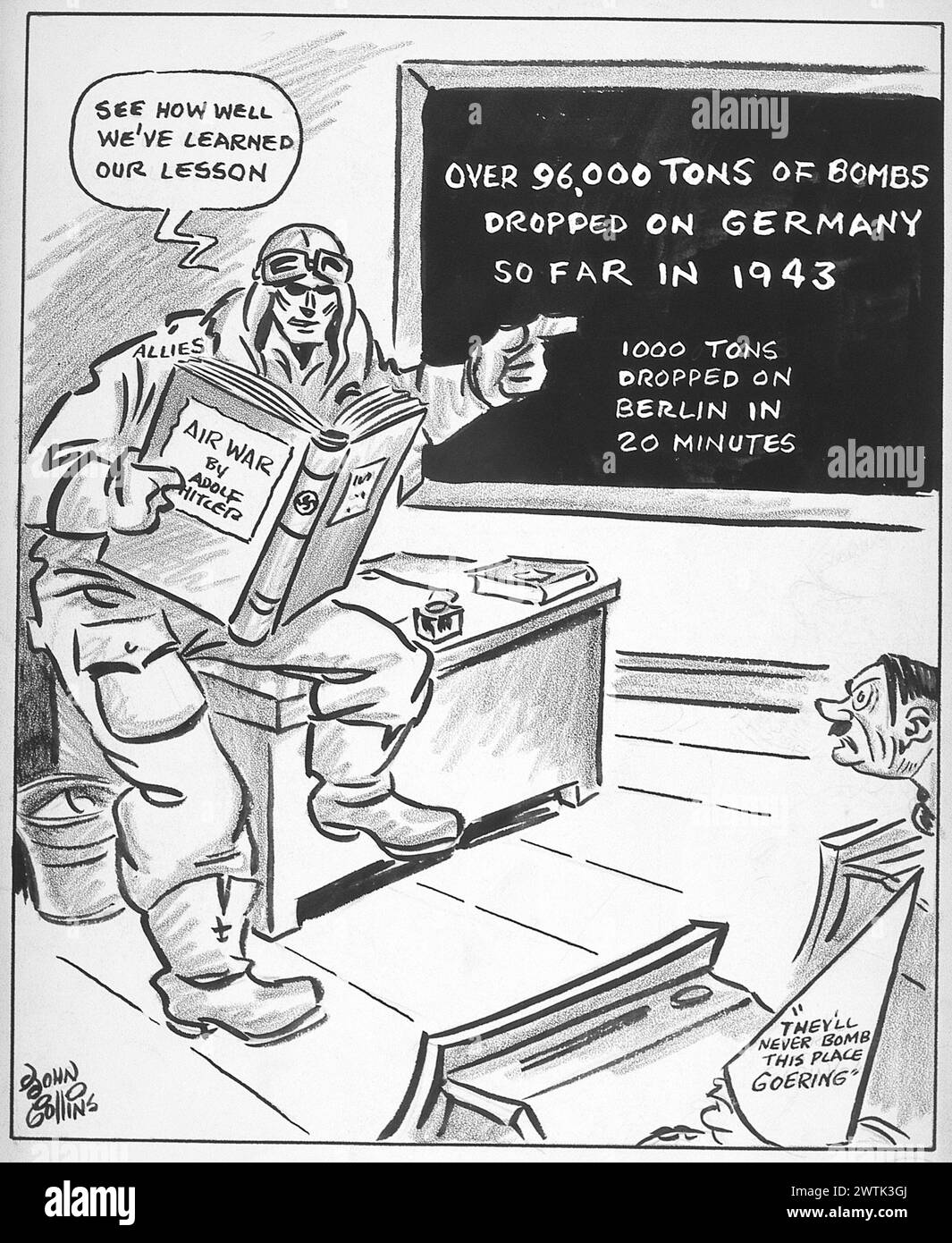Cartoon - Teaching the Teacher a Lesson. John Collins (1917-2007 Stock ...