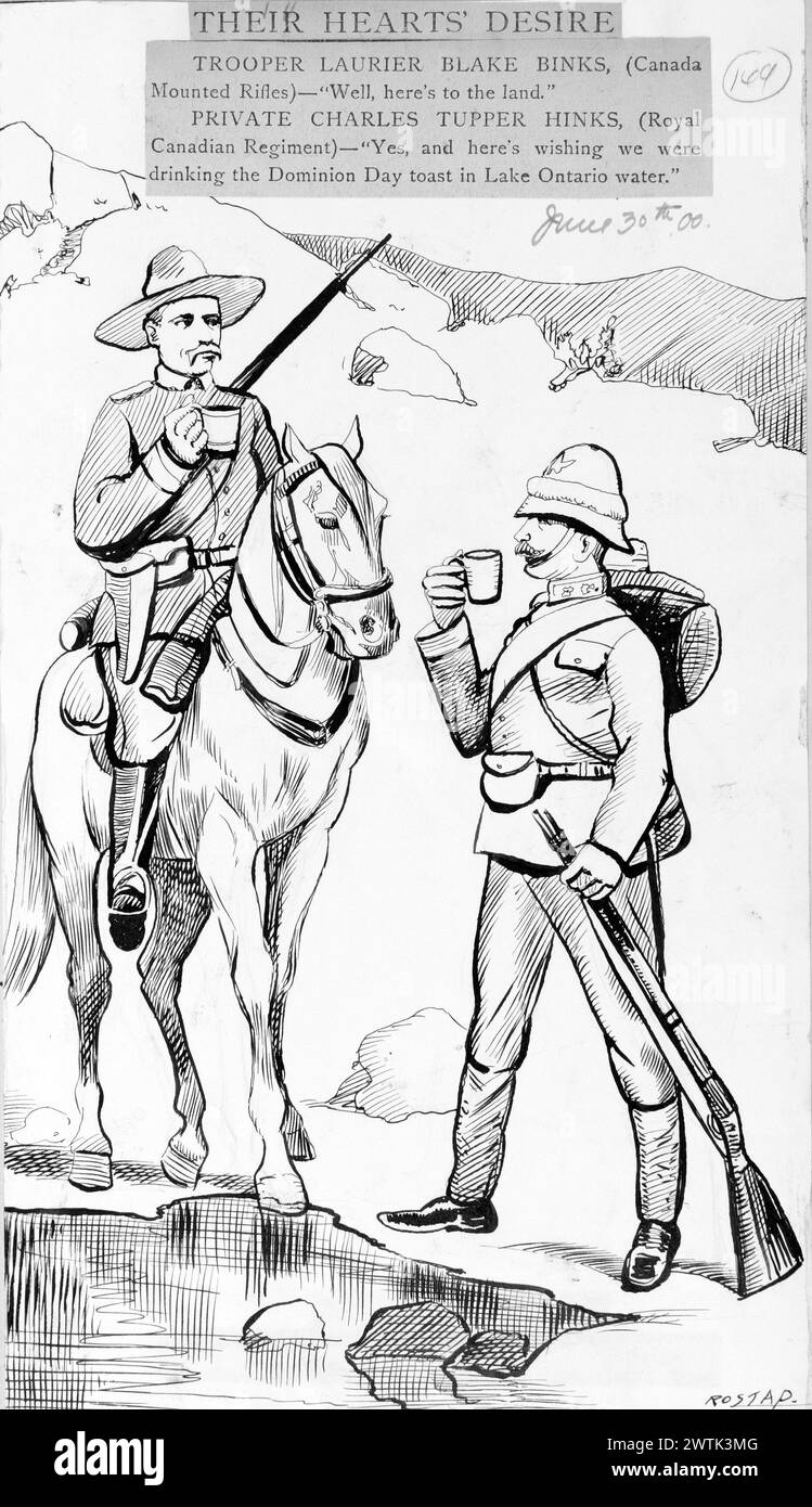 Cartoon - Their Hearts' Desire Rostap (1866-1949 Stock Photo - Alamy