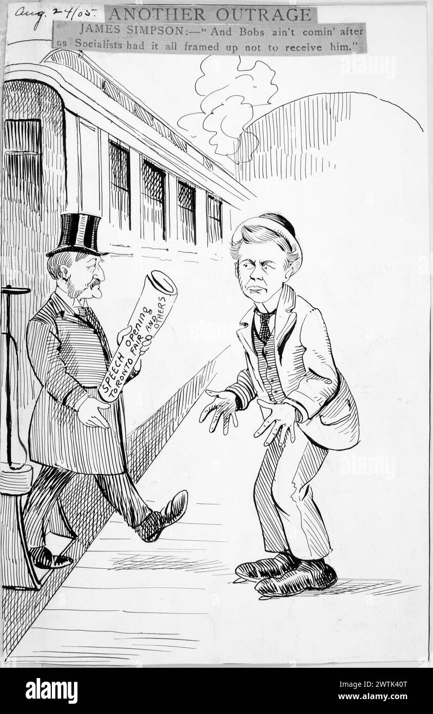 Cartoon - Another Outrage Rostap (1866-1949 Stock Photo - Alamy