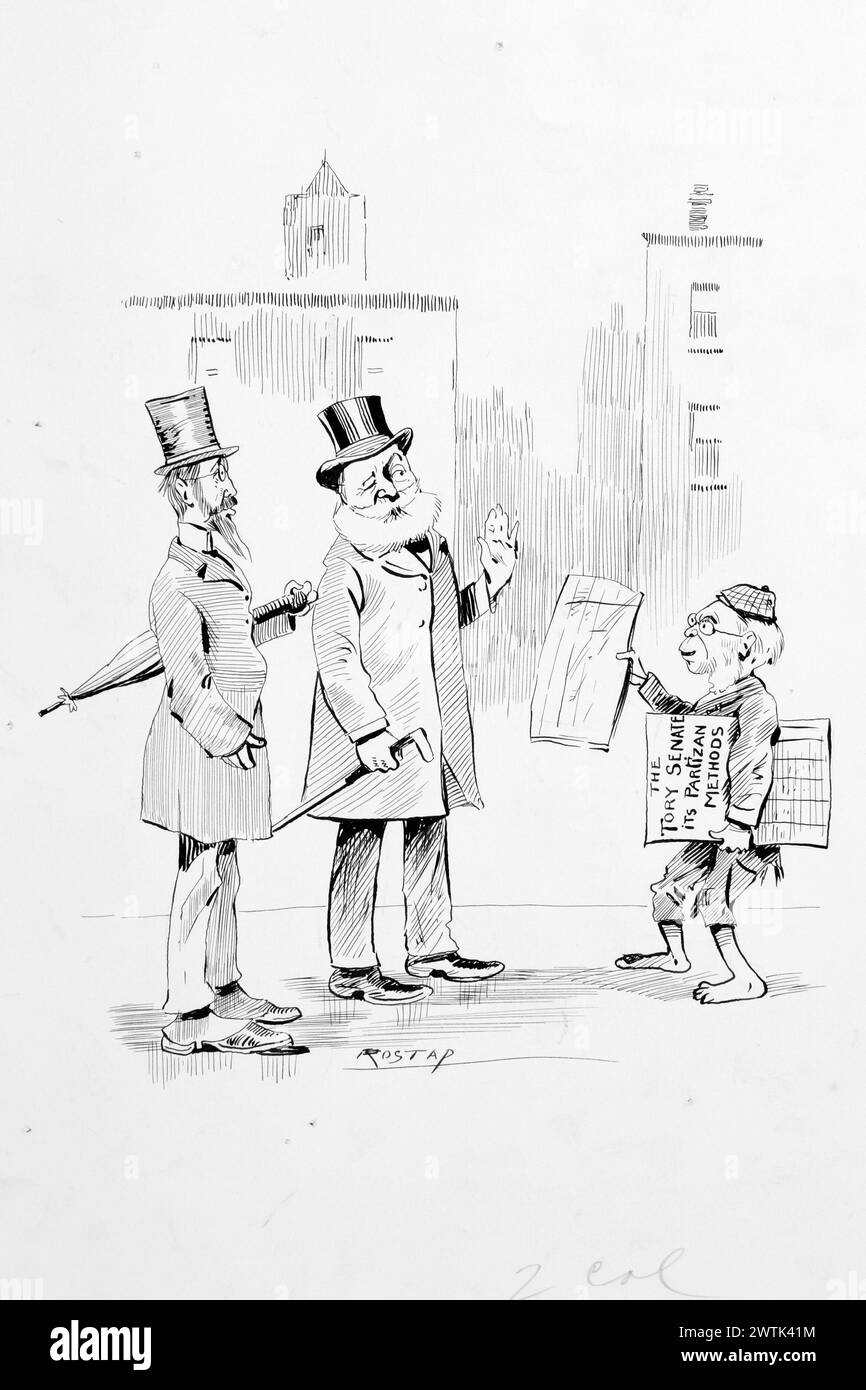 Cartoon - The Senate Rostap (1866-1949 Stock Photo - Alamy