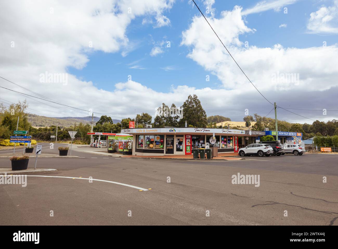 Geeveston in Huon Valley Tasmania Australia Stock Photo - Alamy