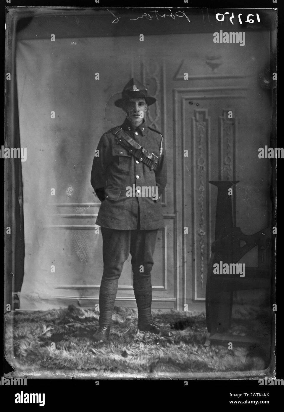 Portrait of a Gunner, inscribed Porter studio portraits, portraits ...