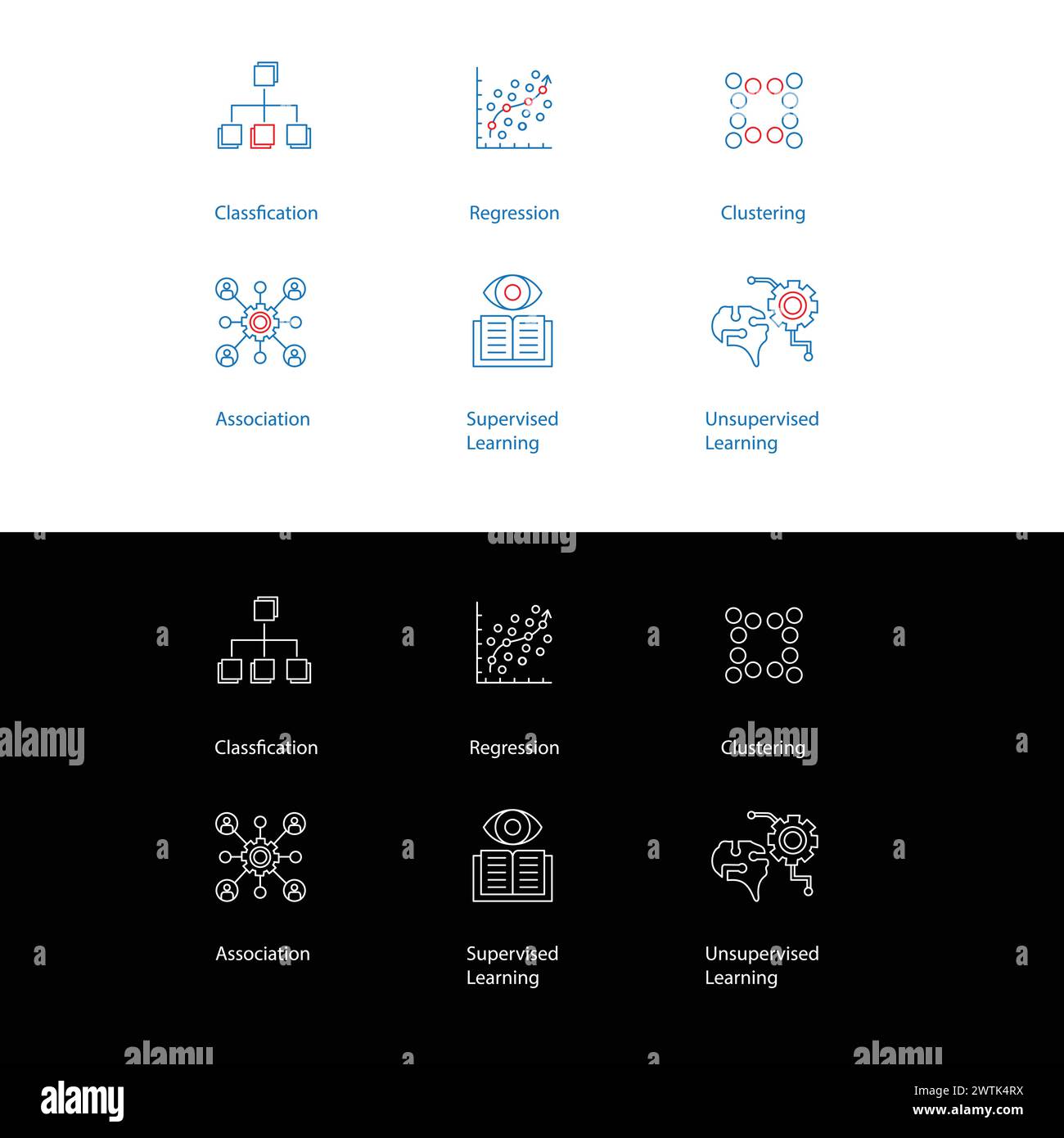 Data Science Icon Set Visualizing Machine Learning Concepts Vector Icon ... Data Science Icon Set Visualizing Machine Learning Concepts Vector Icon ...