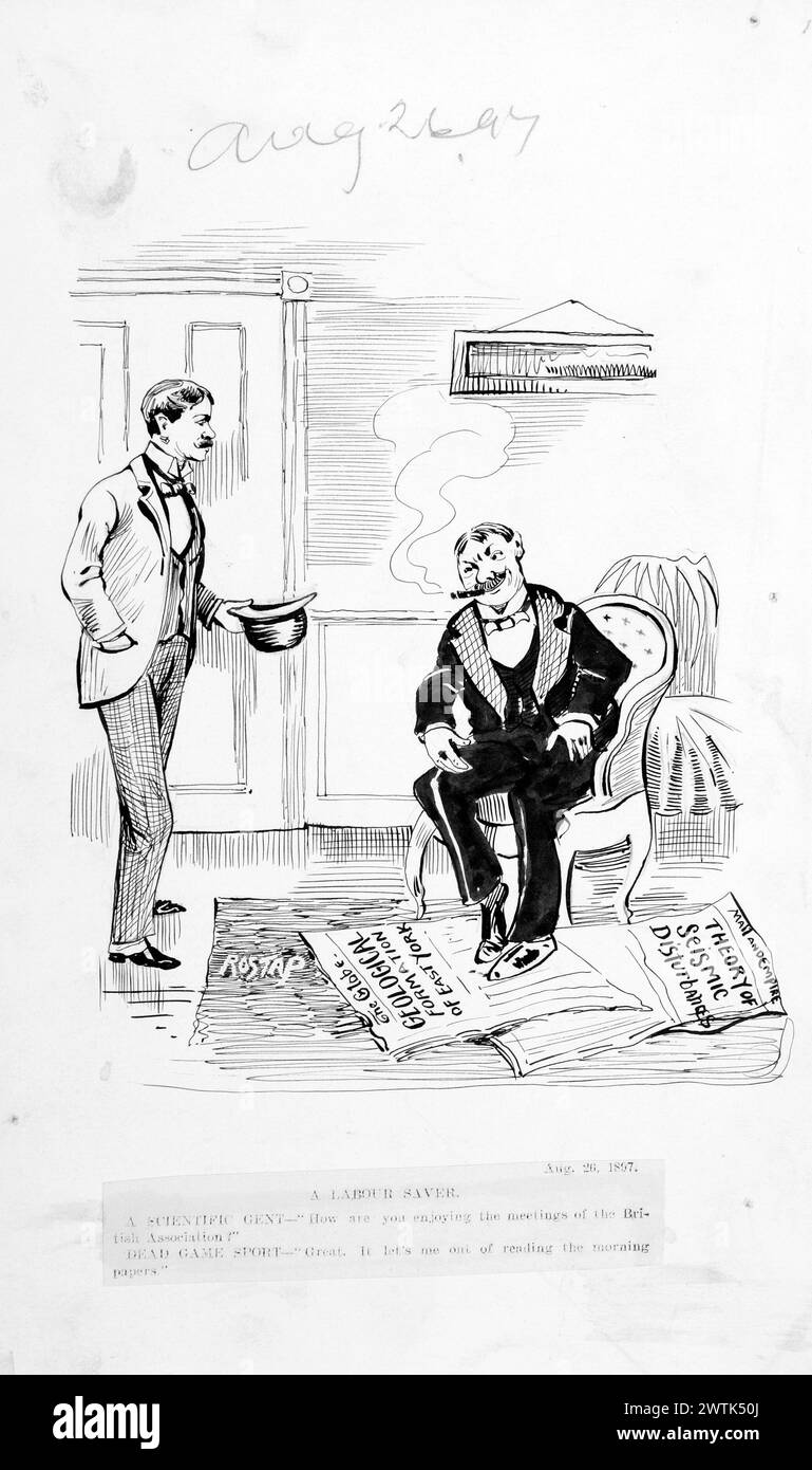 Cartoon - A Labour Saver Rostap (1866-1949 Stock Photo - Alamy