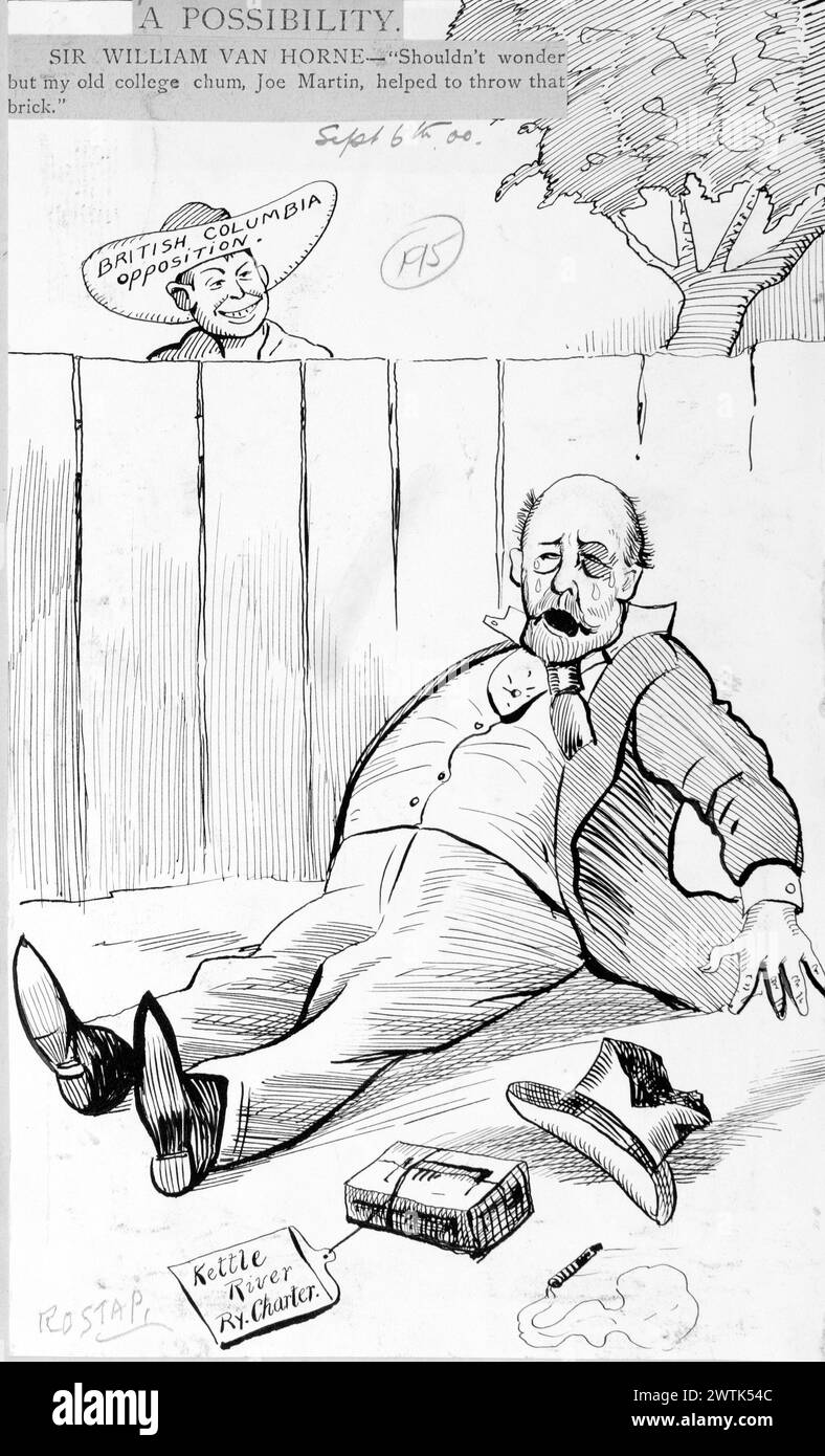 Cartoon - A Possibility Rostap (1866-1949 Stock Photo - Alamy