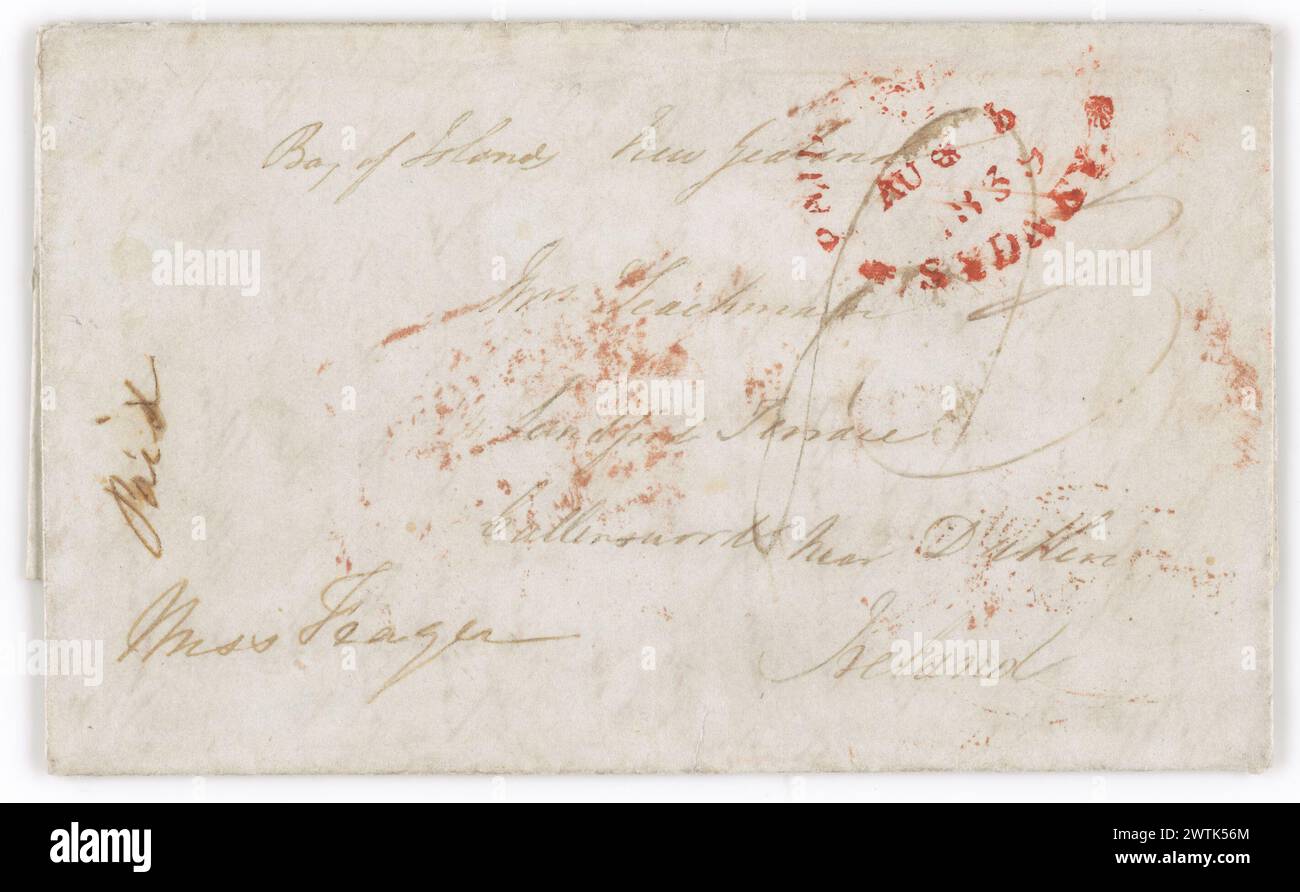 Pre-stamp entire letter Visual and Verbal Communication Stock Photo - Alamy