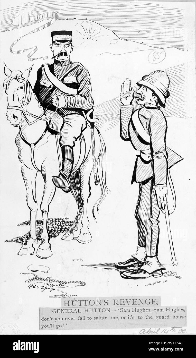 Cartoon - Hutton's Revenge Rostap (1866-1949 Stock Photo - Alamy