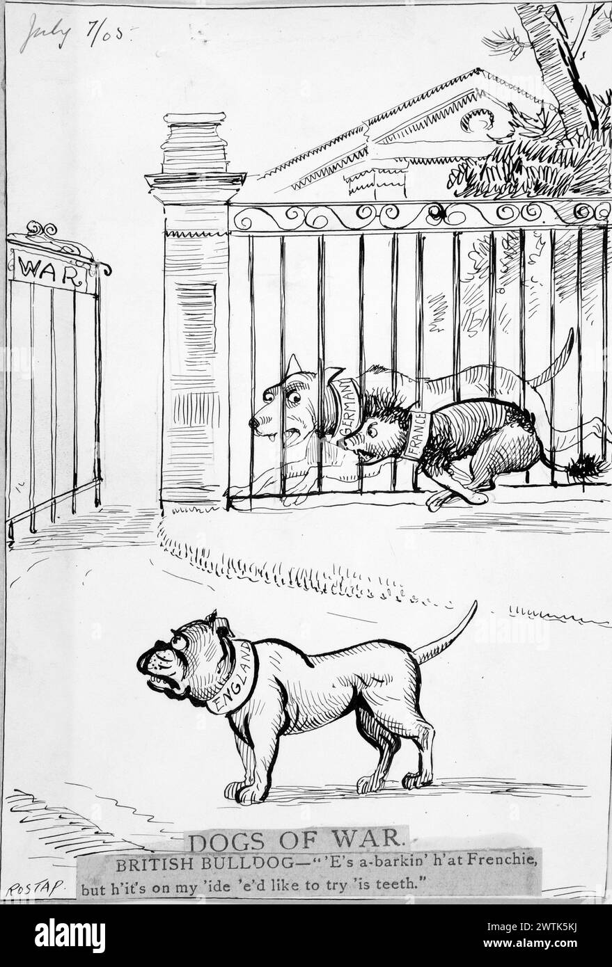 Dogs of war cartoon hi-res stock photography and images - Alamy