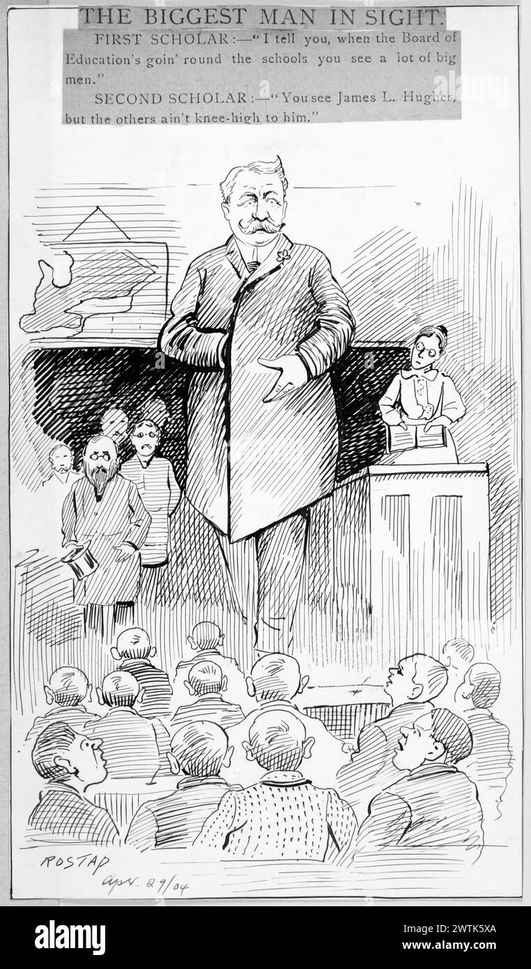 Cartoon - The Biggest Man in Sight Rostap (1866-1949 Stock Photo - Alamy