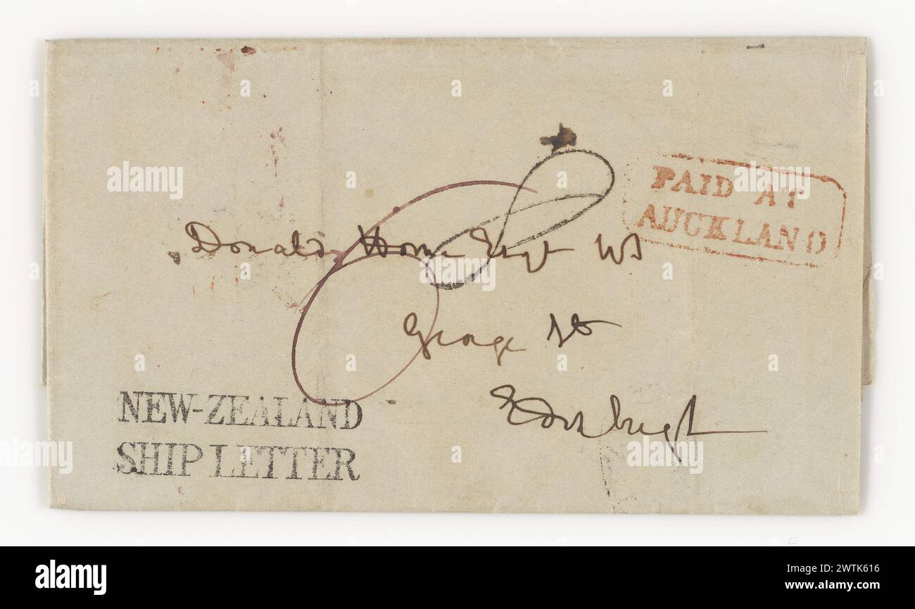 Entire pre-stamp letter Visual and Verbal Communication, letters Stock ...