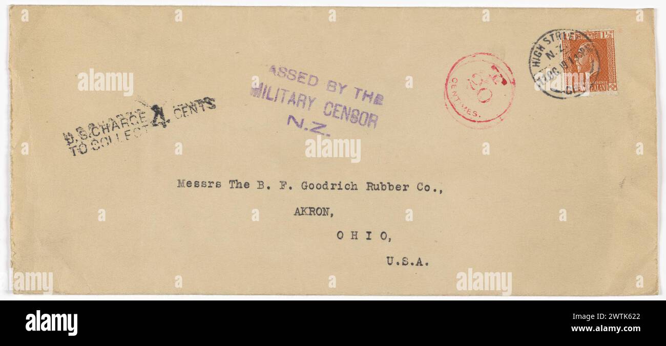 Philatelic 'cover' [envelope], WWI envelopes Stock Photo - Alamy