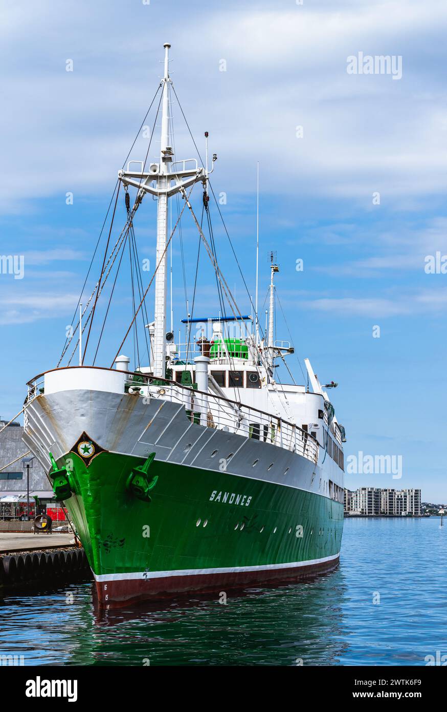 Veteran ship MS Sandnes, Stavanger, Boknafjorden, Norway, Europe Stock ...