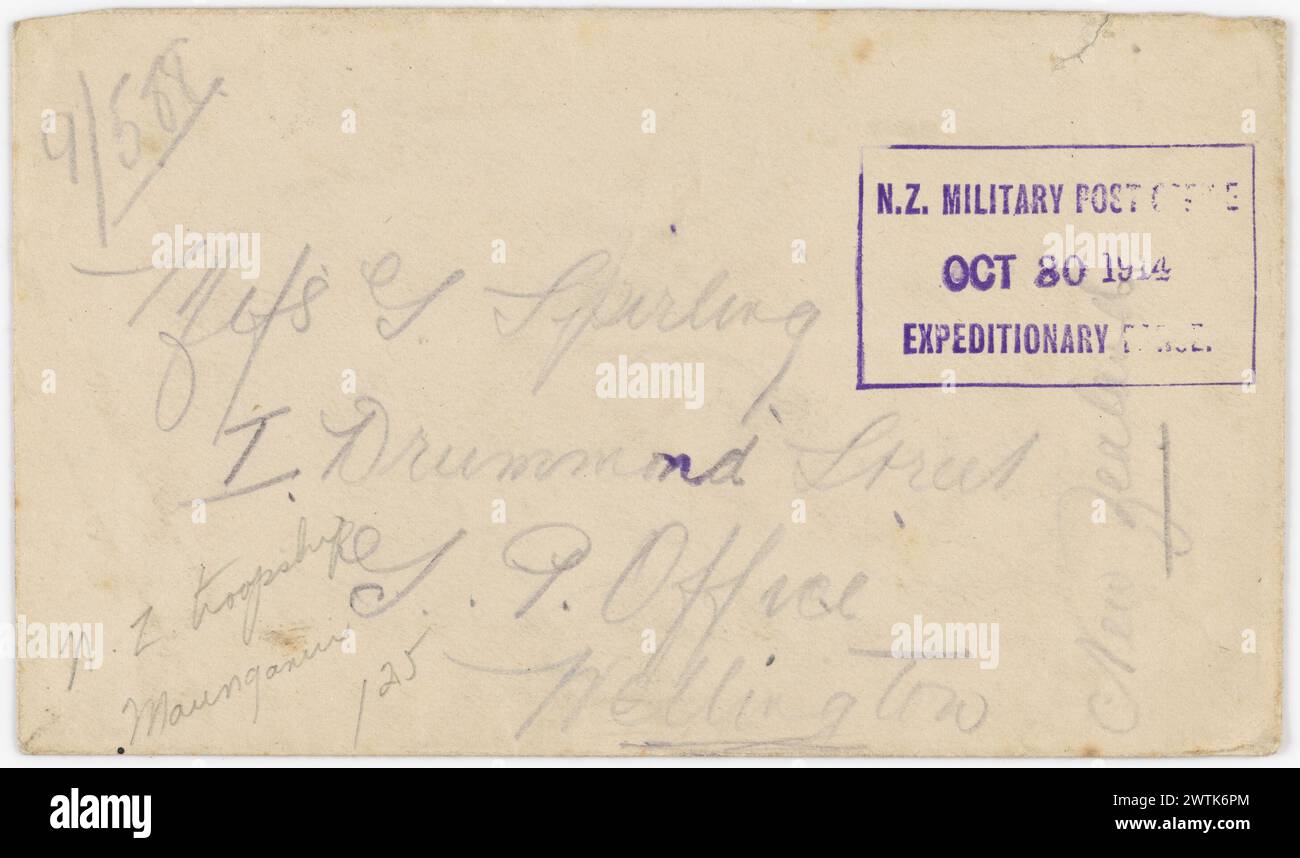 Philatelic 'cover' [envelope], WWI Visual and Verbal Communication ...