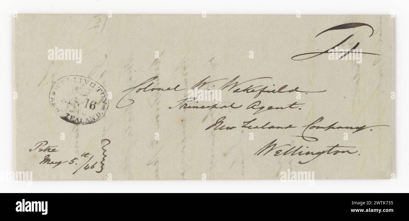 Entire pre-stamp letter Visual and Verbal Communication, letters Stock ...