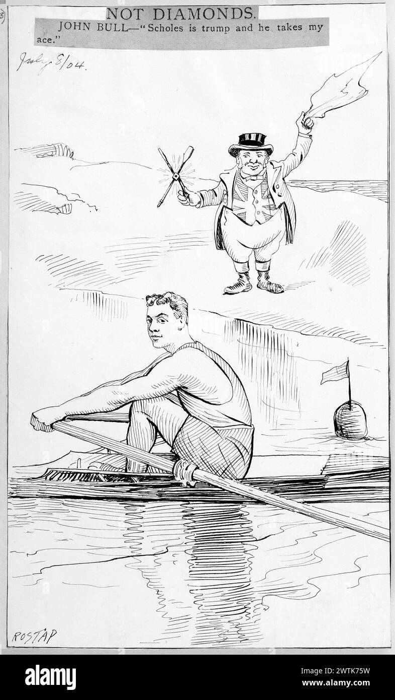 Cartoon - Not Diamonds Rostap (1866-1949 Stock Photo - Alamy