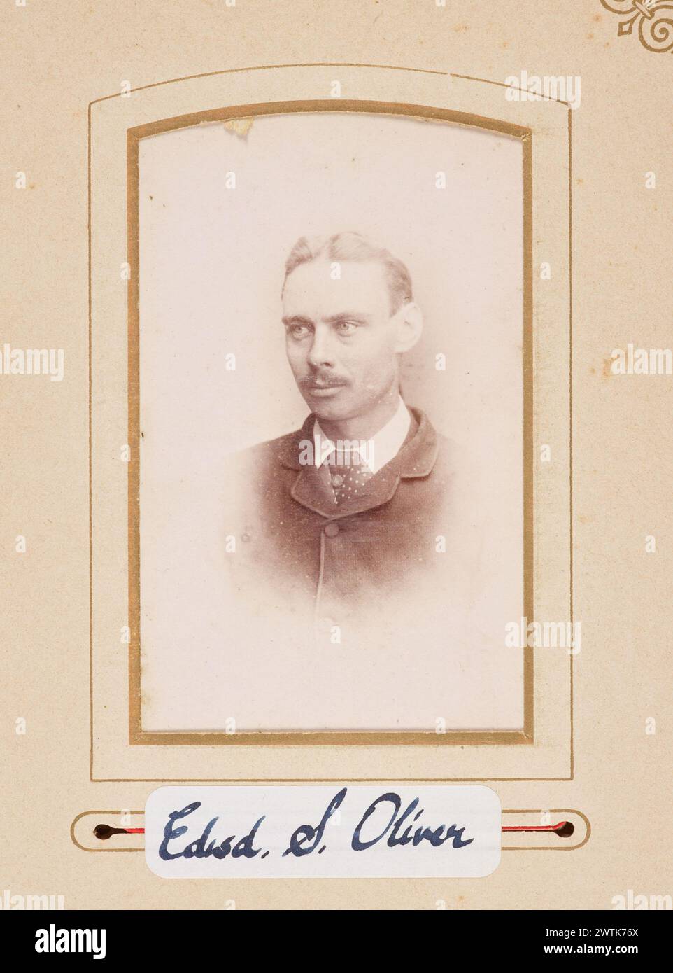 Edward S. Oliver. From the album: Oliver family album studio portraits ...