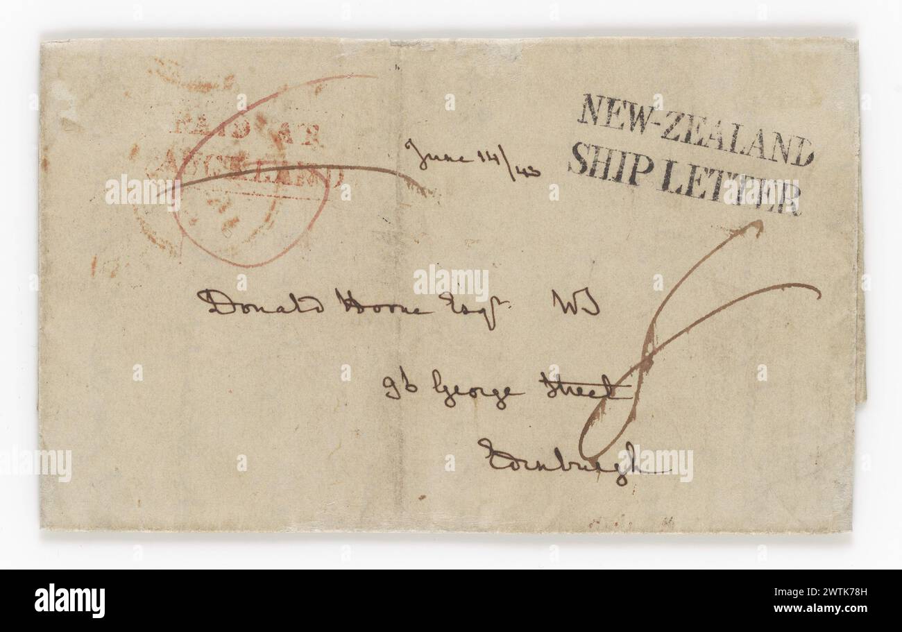 Entire pre-stamp letter Visual and Verbal Communication, letters Stock ...