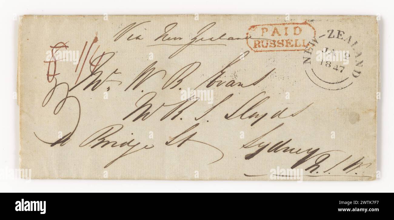 Entire pre-stamp letter Visual and Verbal Communication, letters Stock ...