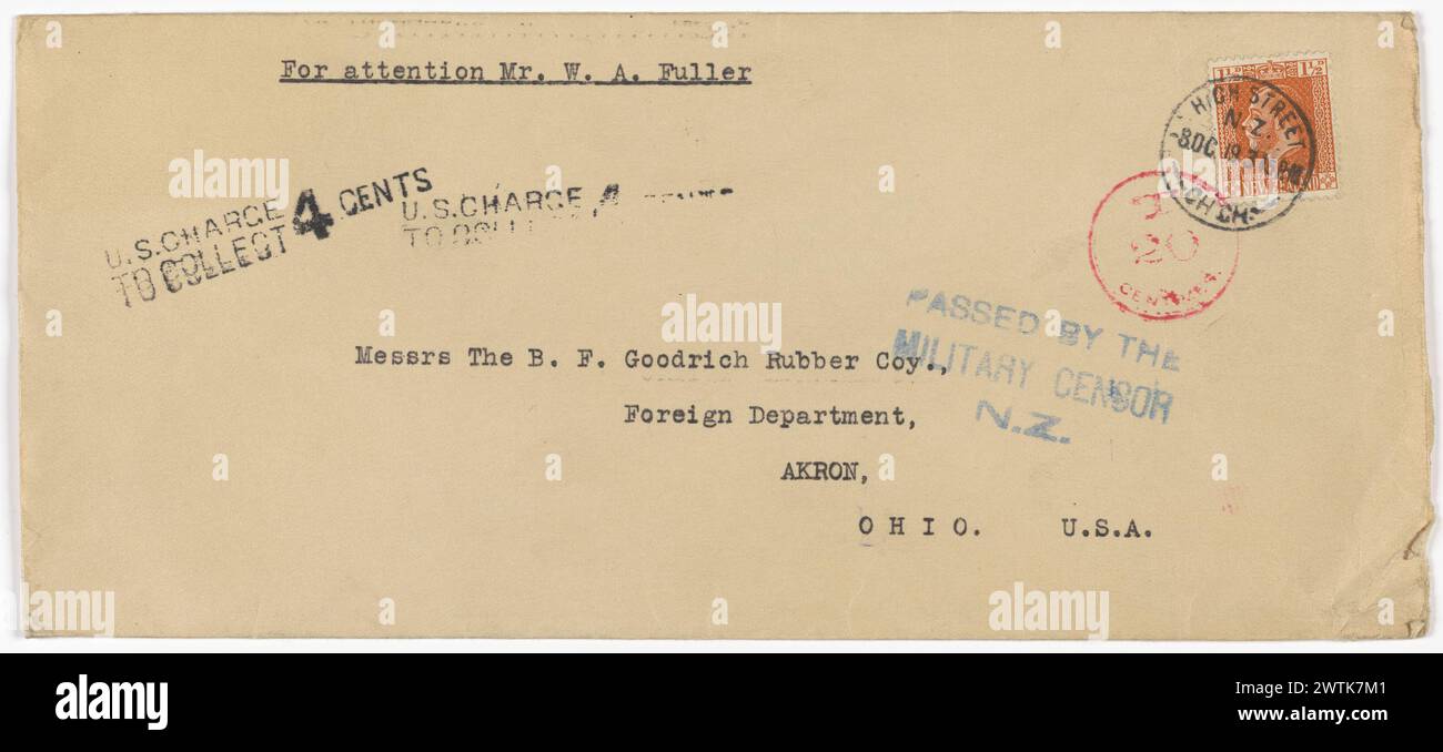 Philatelic cover hi-res stock photography and images - Alamy