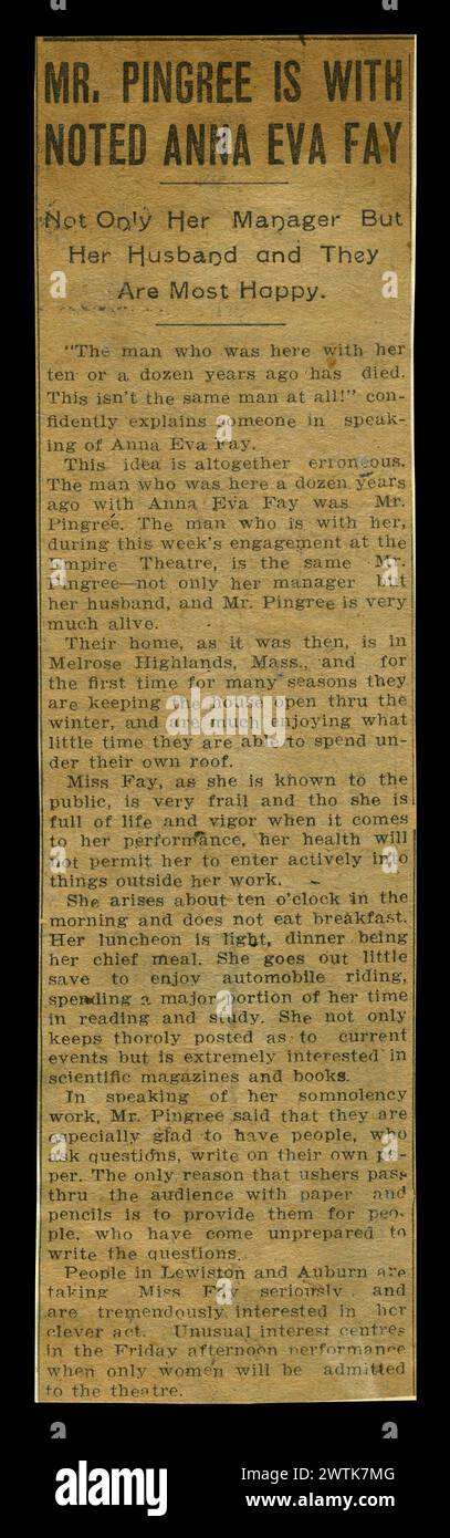 Anna eva fay hi-res stock photography and images - Alamy