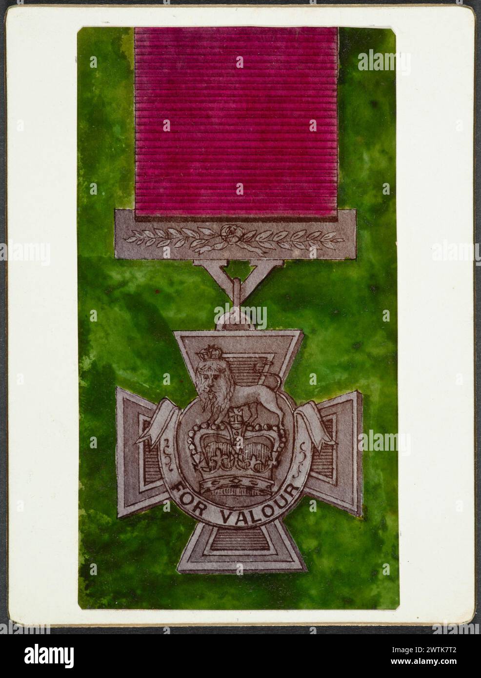 Victoria cross drawing hi-res stock photography and images - Alamy
