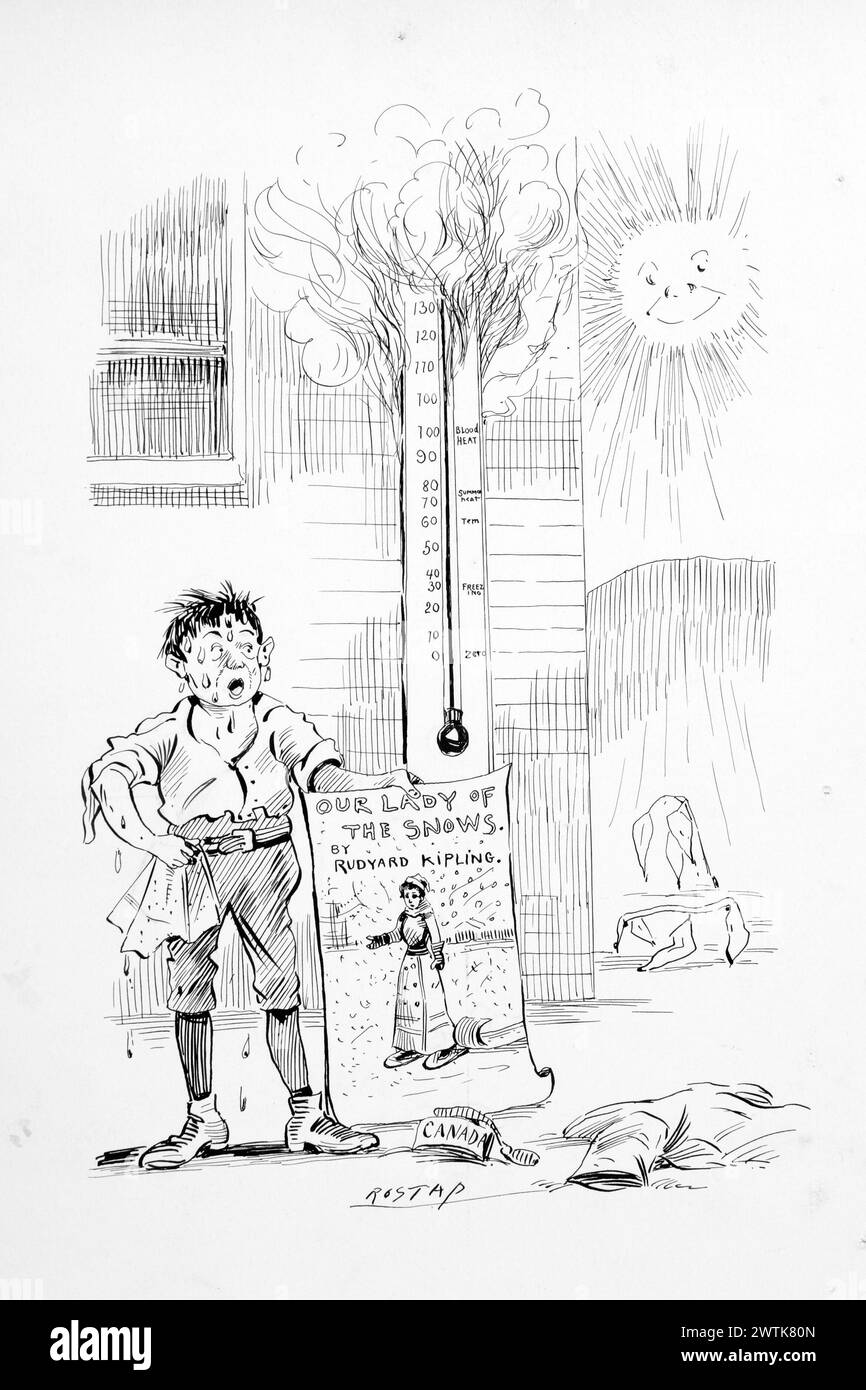Cartoon - Heatwave Rostap (1866-1949 Stock Photo - Alamy