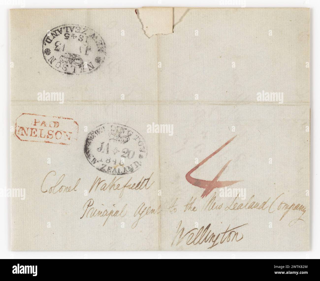 Entire pre-stamp letter Visual and Verbal Communication, letters Stock ...