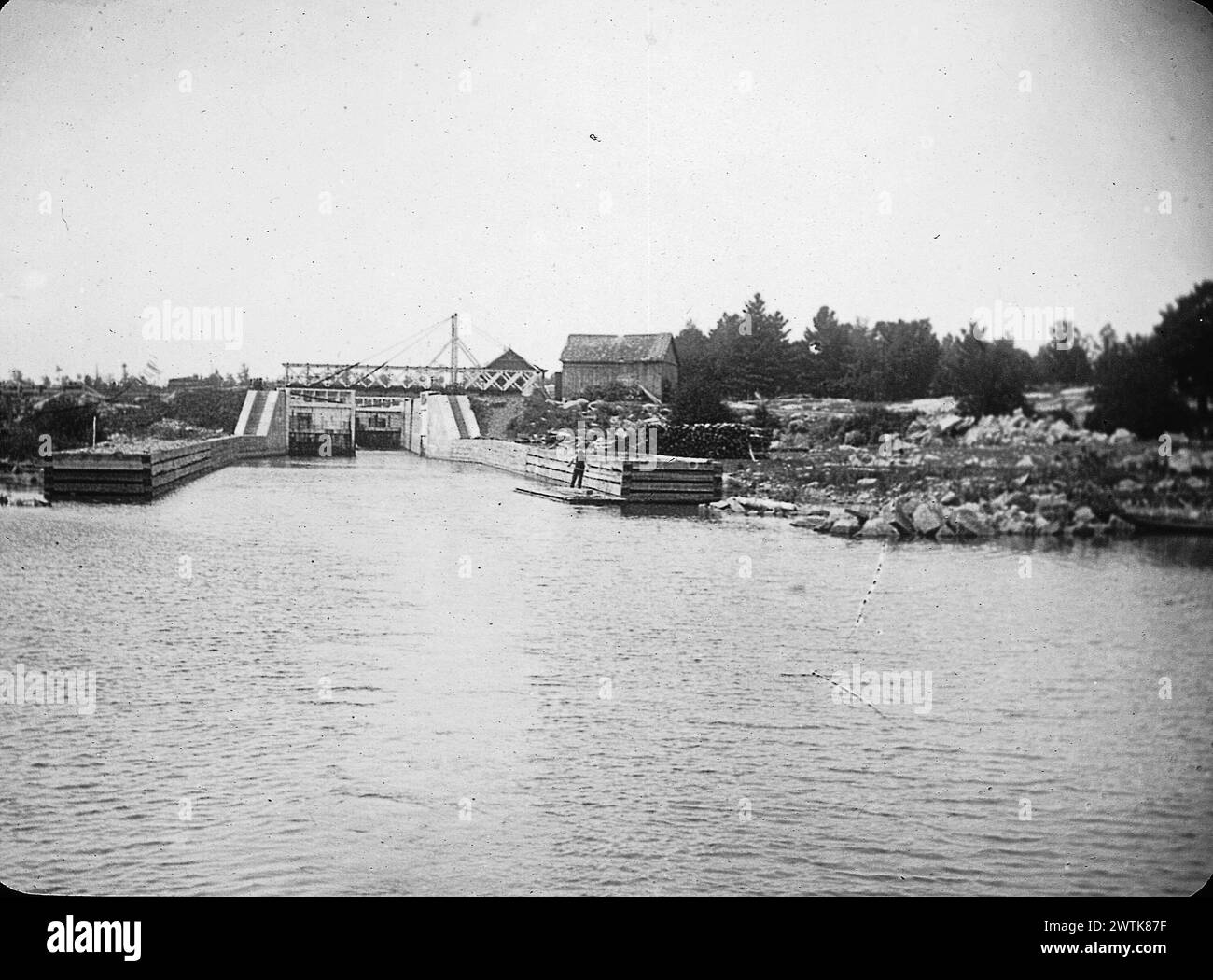 Transparency - Lock entrance, Trent Severn waterway(?), ON(?), about ...