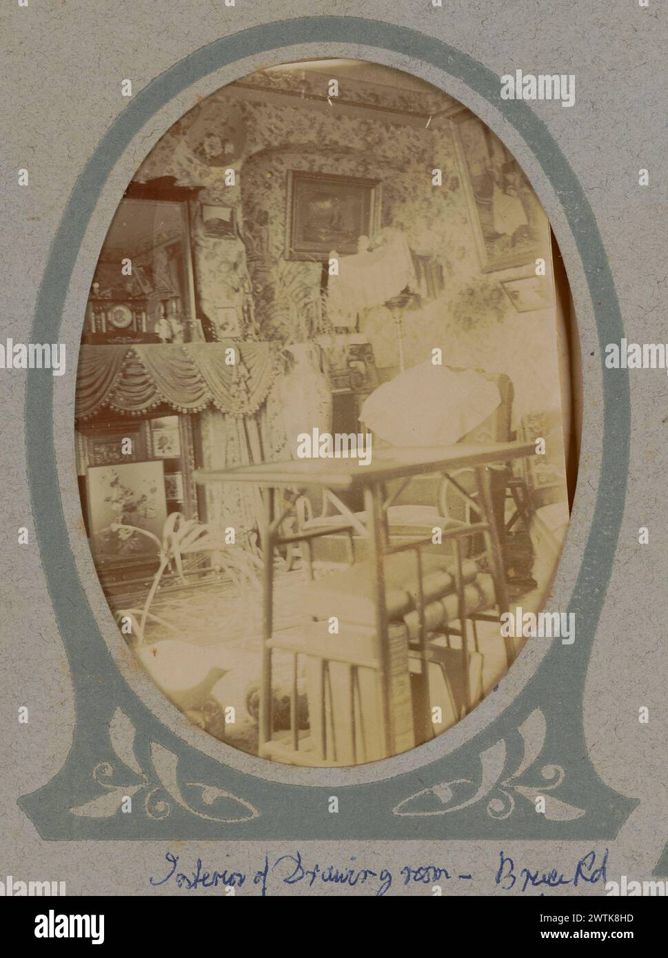 Interior of Drawing Room - Bruce Road, Levin. From the album: Family ...