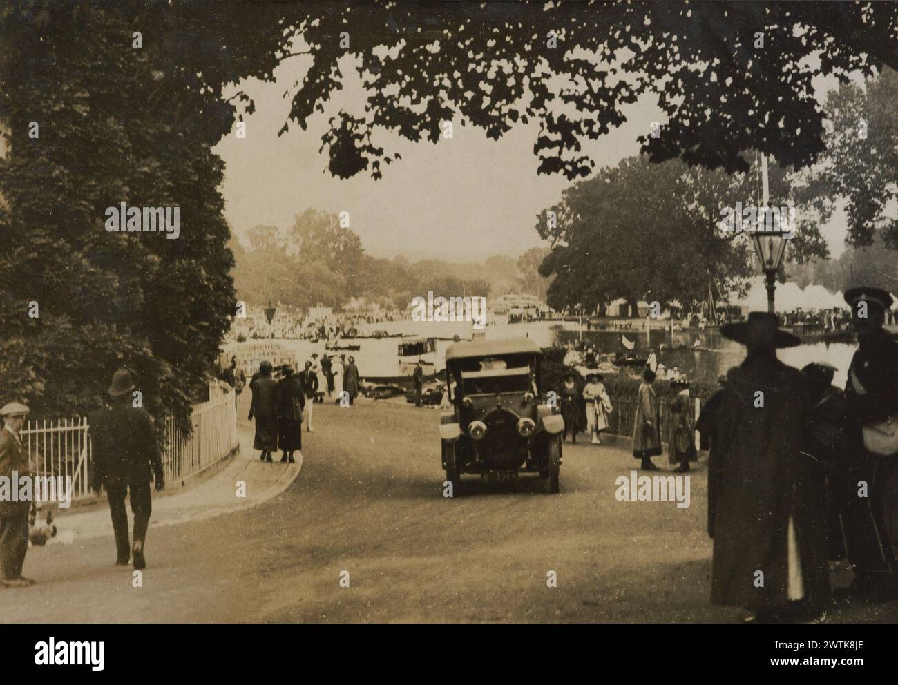 Untitled [car driving on dirt road]. From: World War I photograph album ...