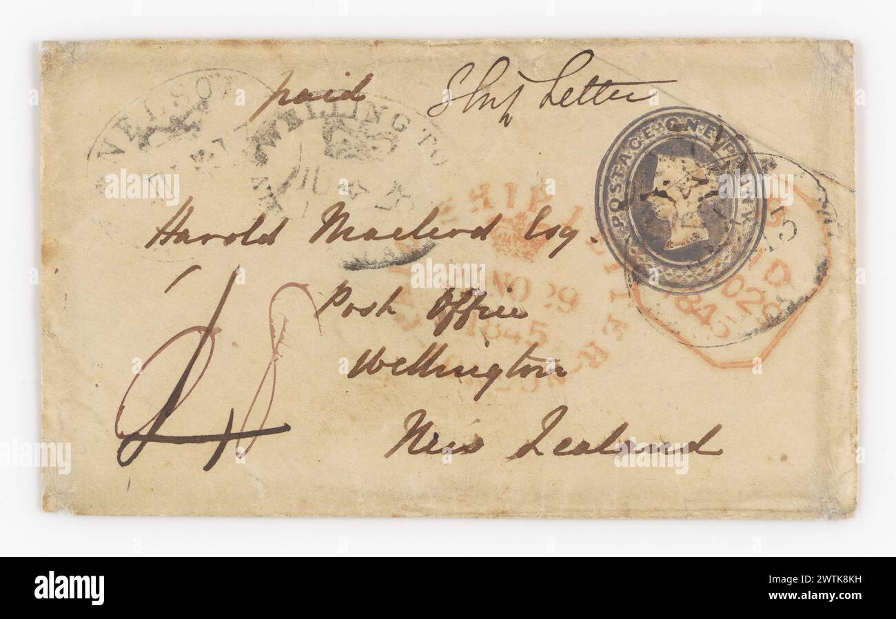 Philatelic pre-stamp cover Visual and Verbal Communication, envelopes ...