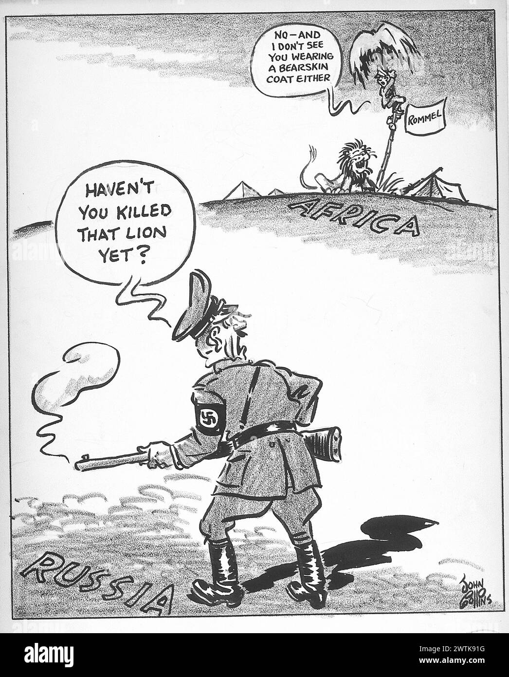 John collins cartoon Black and White Stock Photos & Images - Alamy