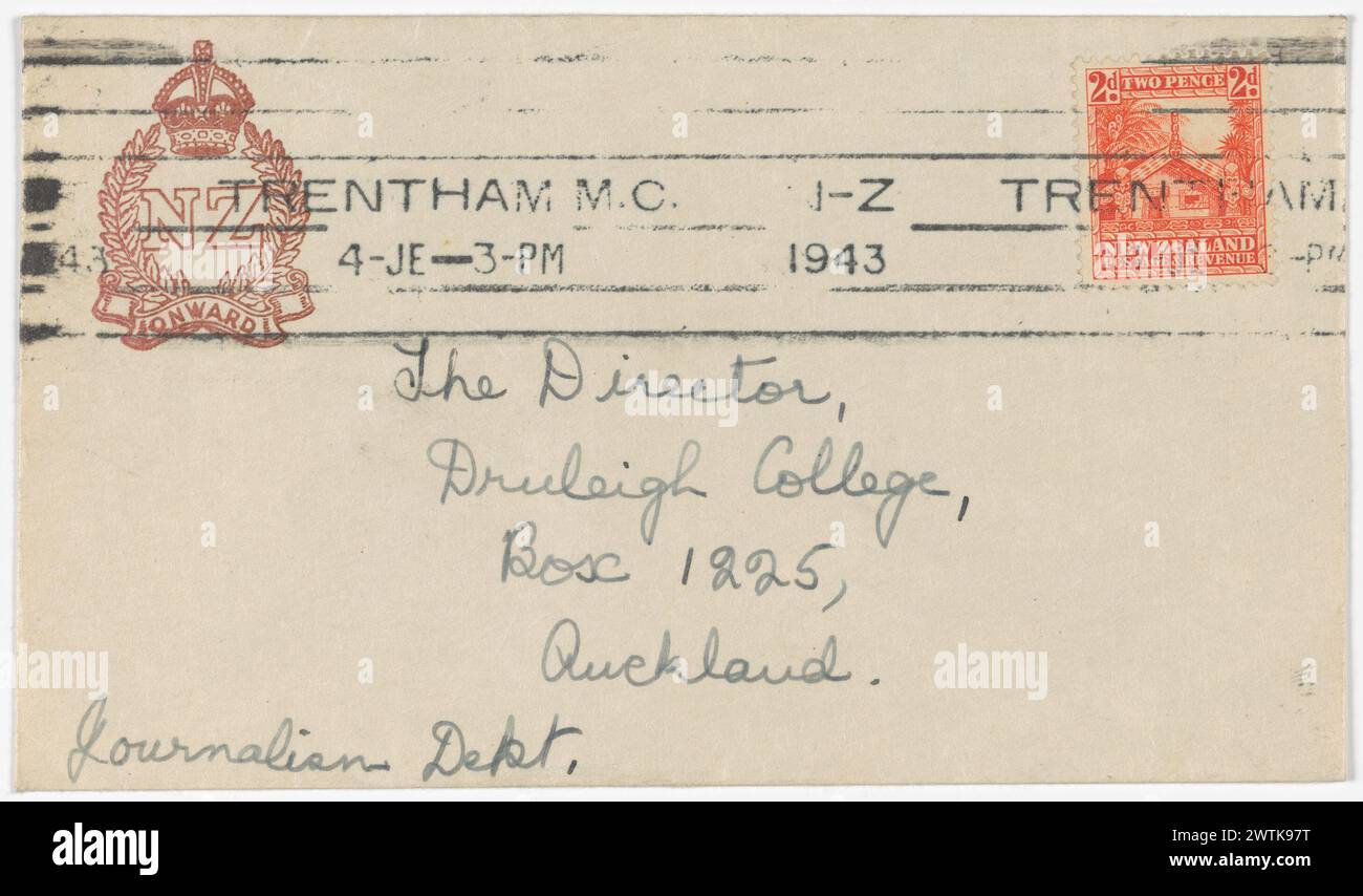 Philatelic 'cover' [envelope], WWII envelopes Stock Photo - Alamy