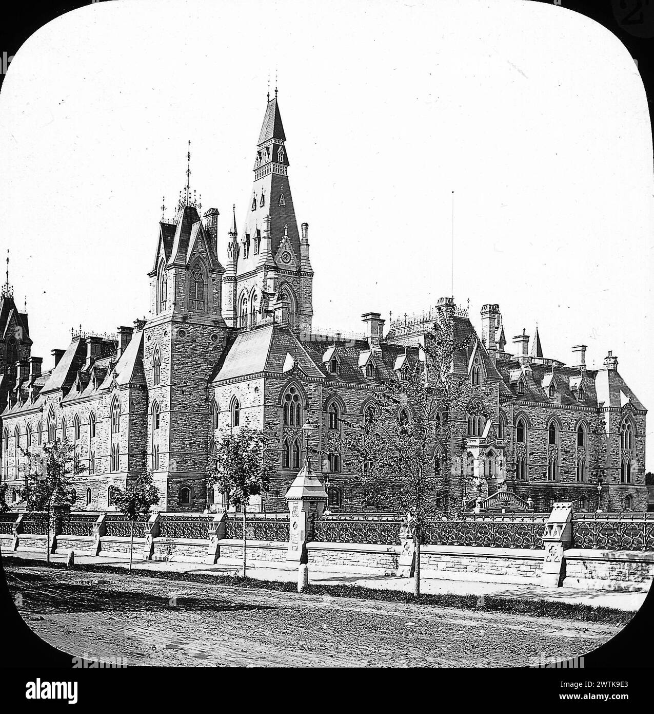 Parliament ottawa west block Black and White Stock Photos & Images - Alamy