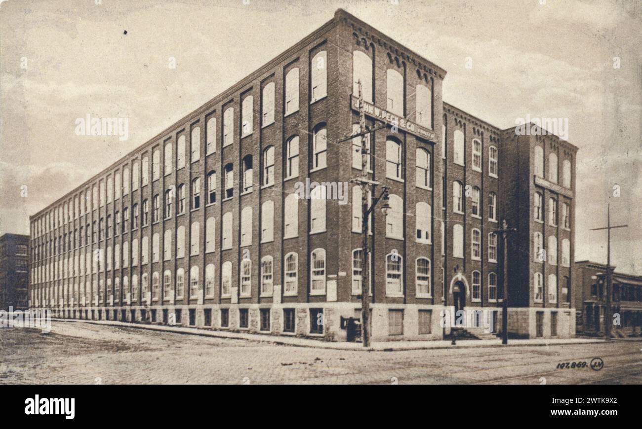 Collotype - The John W. Peck Shirt & Clothing Factory, Mile End ...