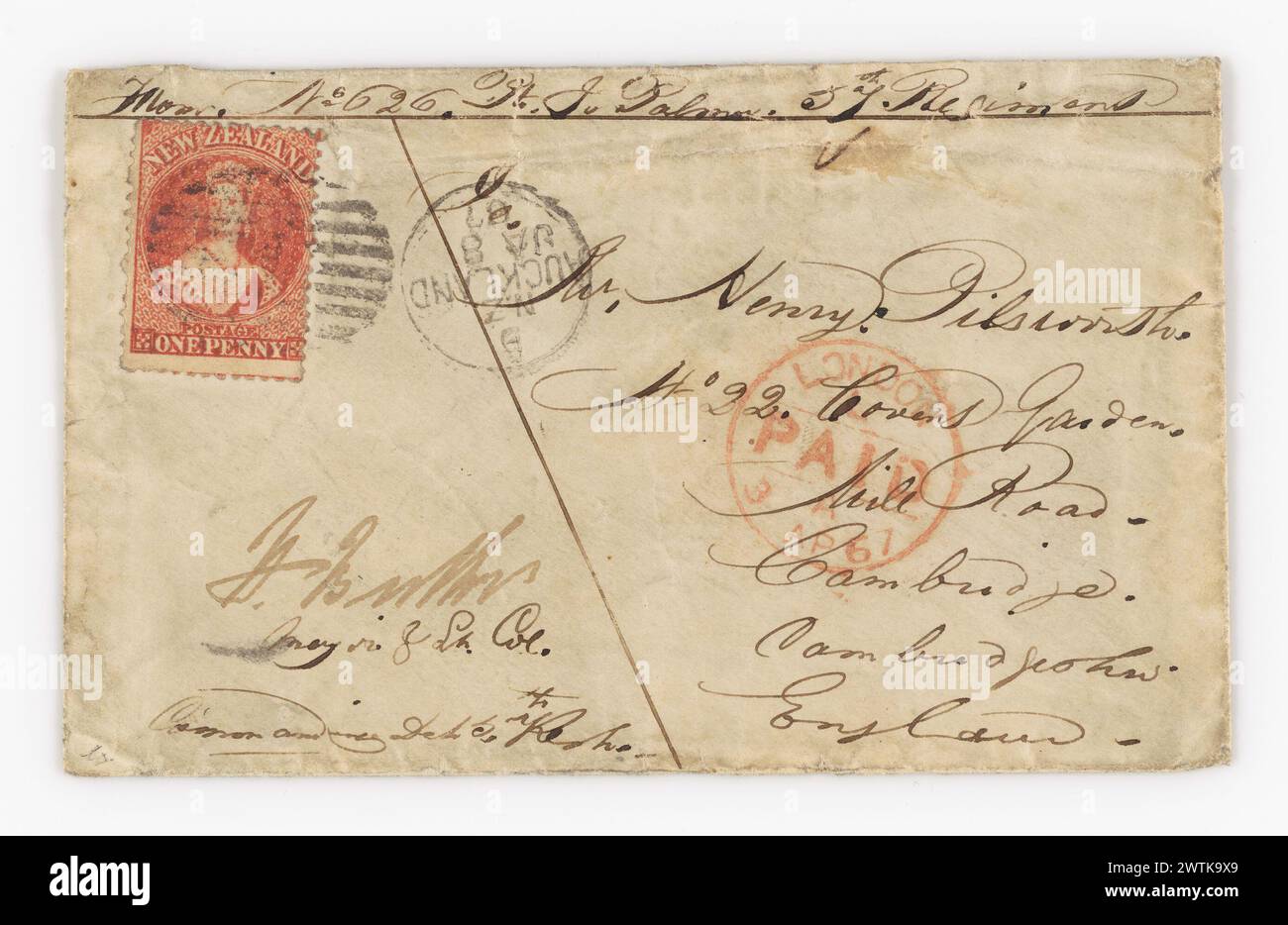 Philatelic 'cover' [envelope] Visual and Verbal Communication ...