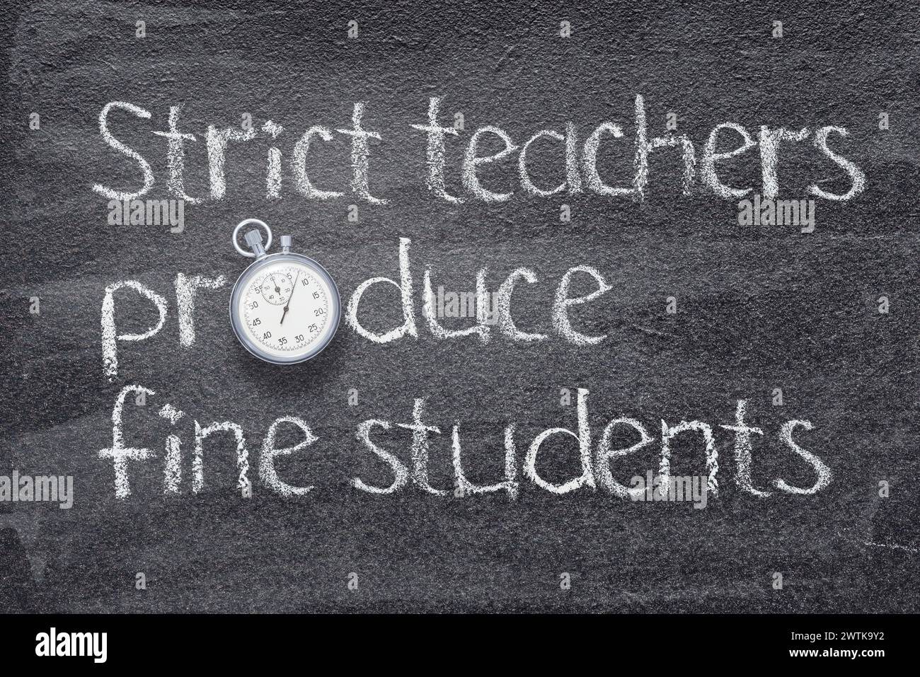 Strict teachers produce fine students Chinese proverb written on ...