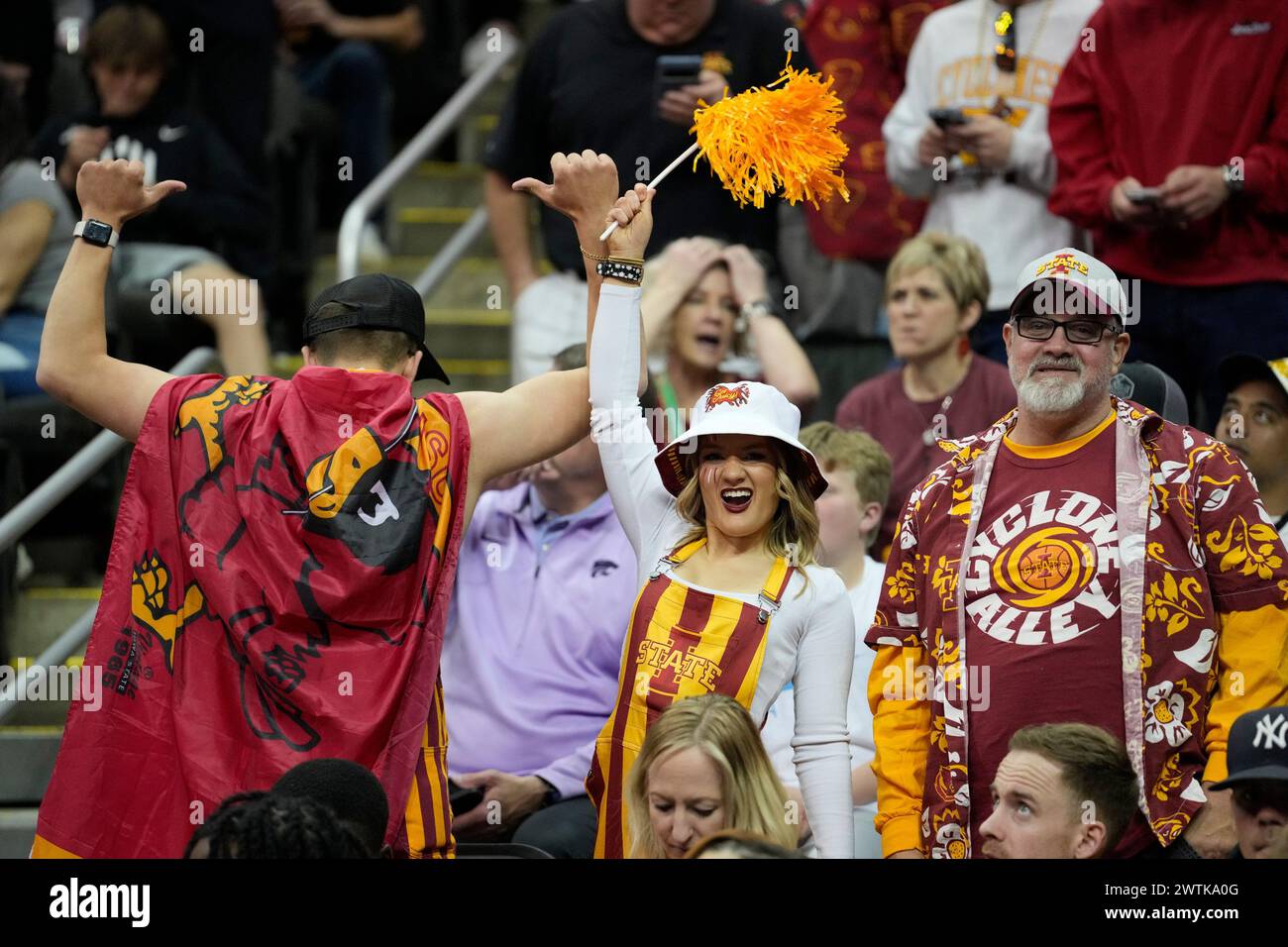 Kansas City, United States. 16th Mar, 2024. MAR 16 2024:Decked out Iowa ...