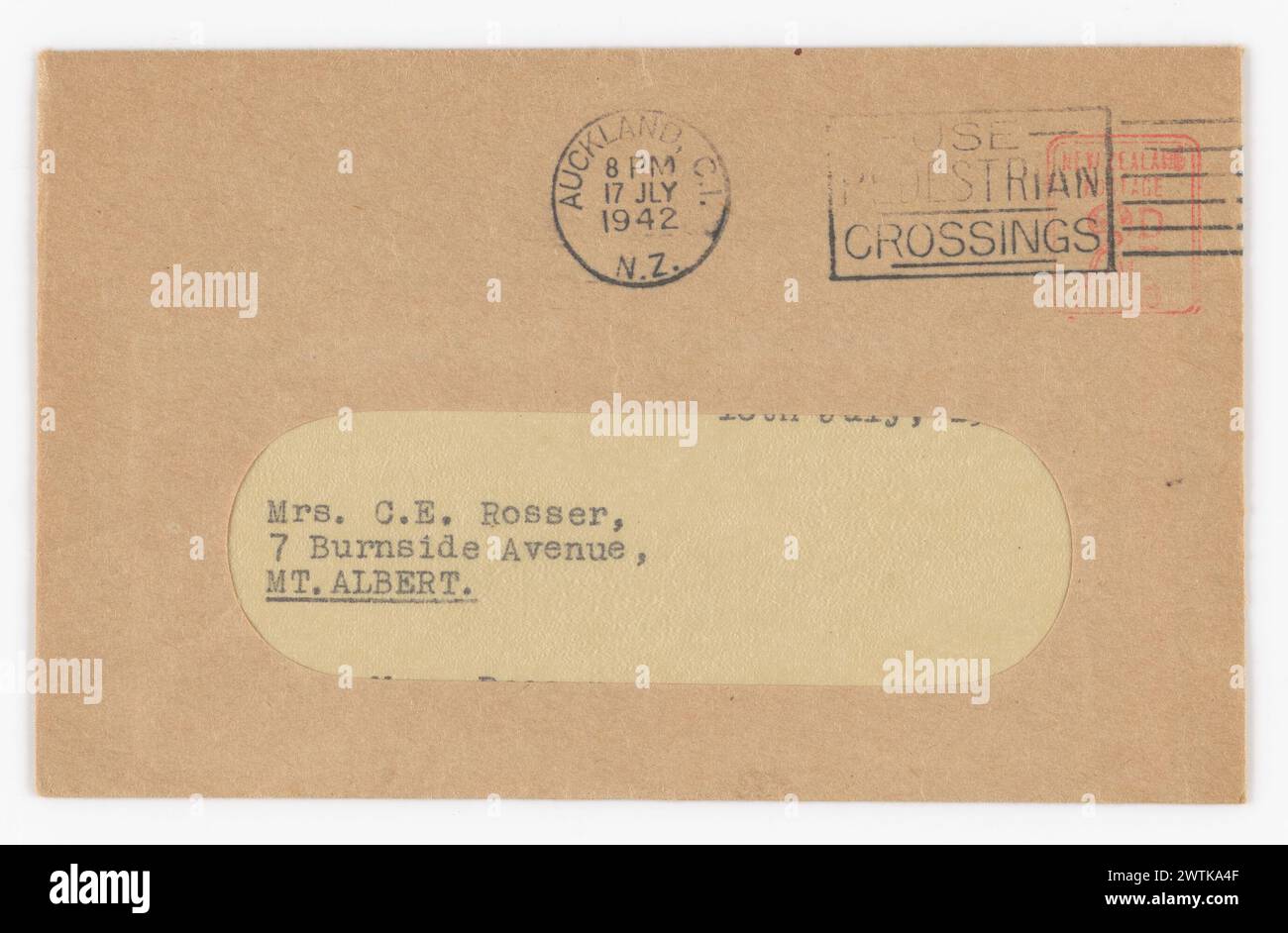 Entire letter, WWII letters Stock Photo - Alamy