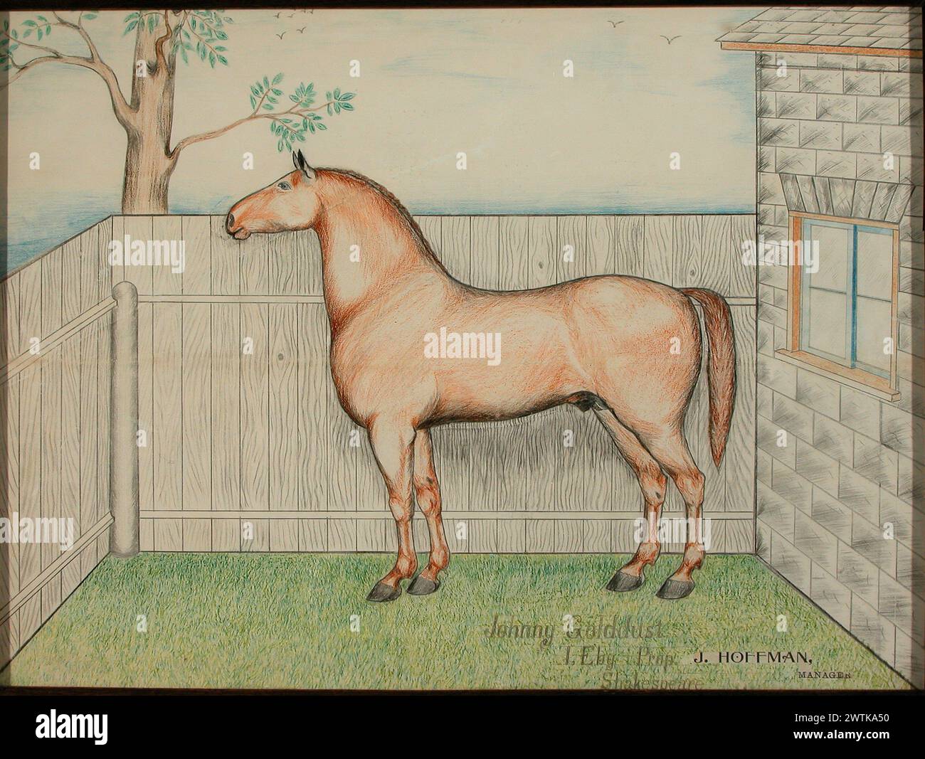 Drawing - Johnny Golddust Anonymous Stock Photo - Alamy