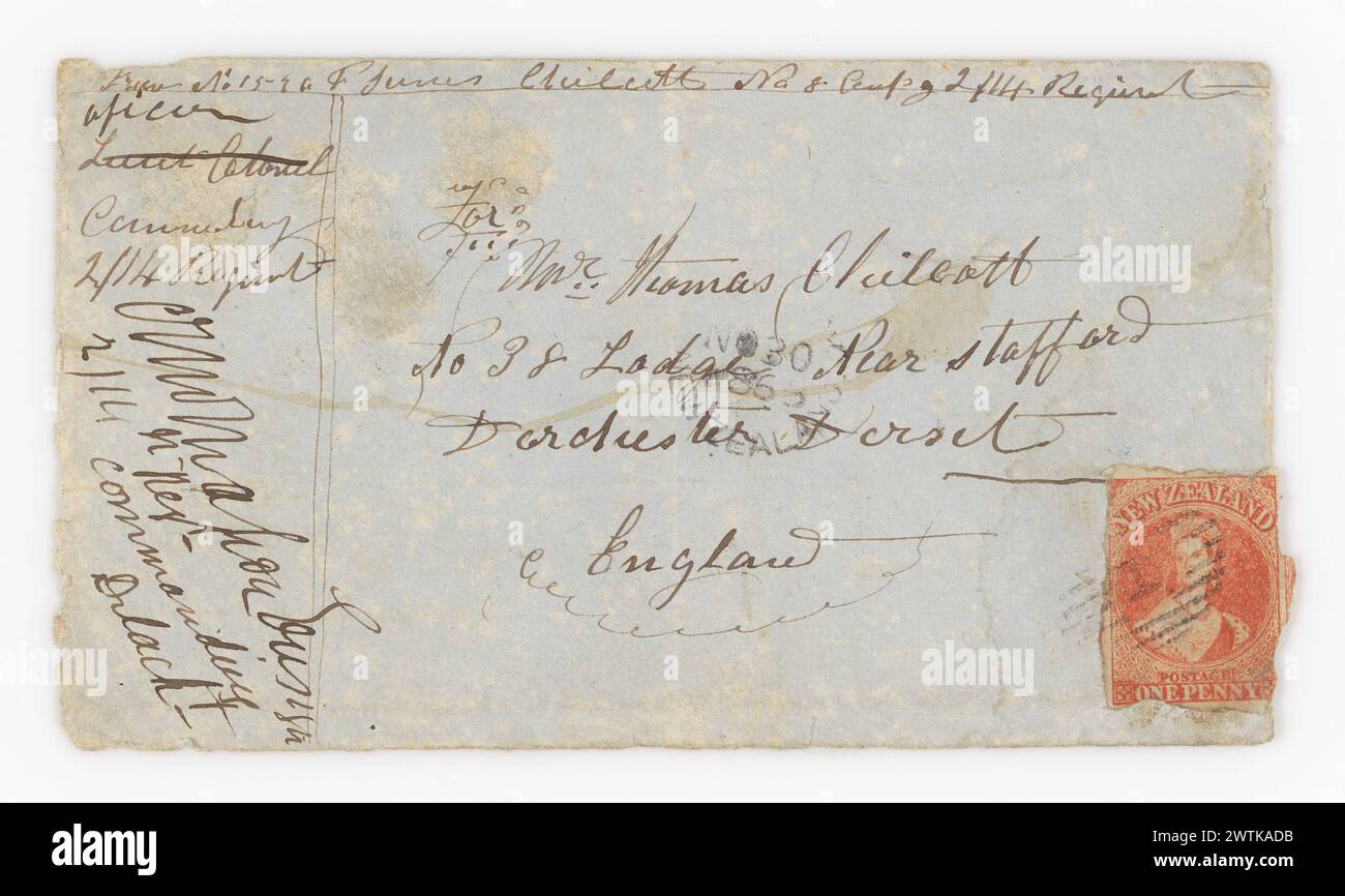 Partial philatelic 'cover' [envelope] Visual and Verbal Communication ...