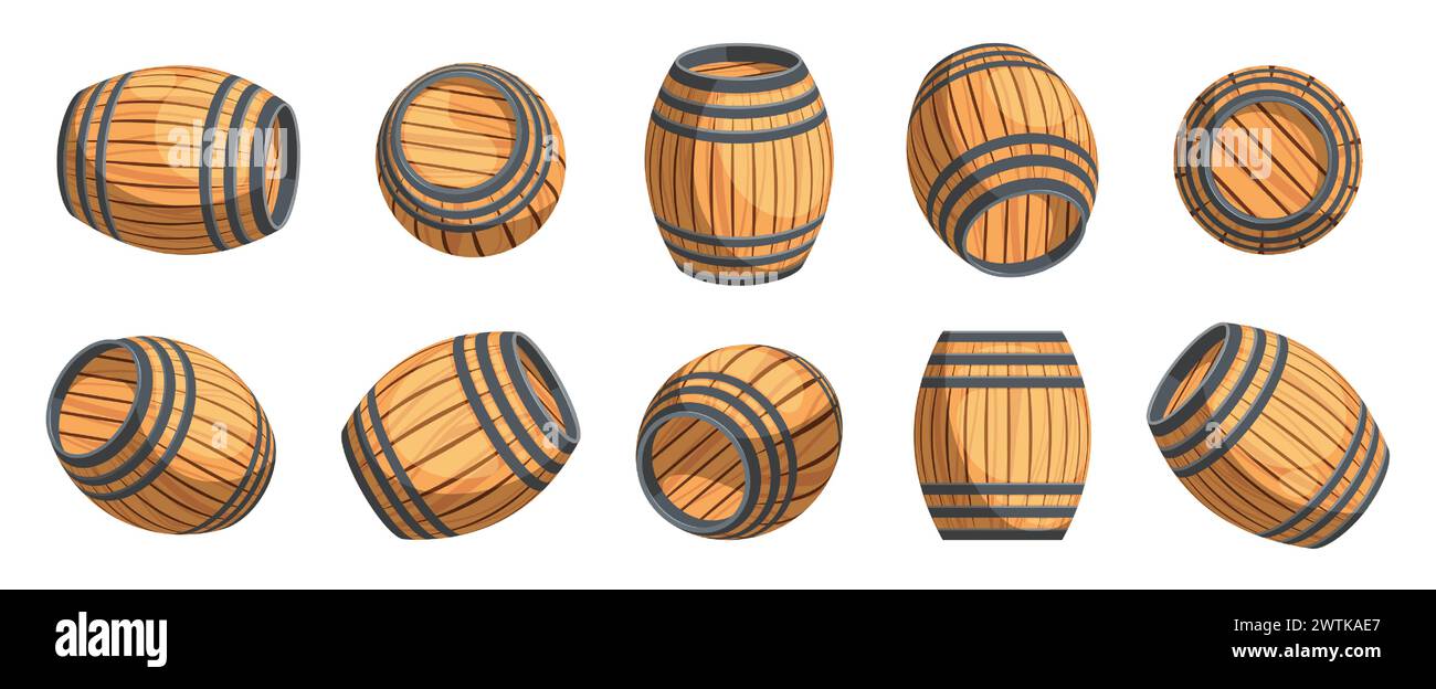 Cartoon beer barrel hi-res stock photography and images - Alamy