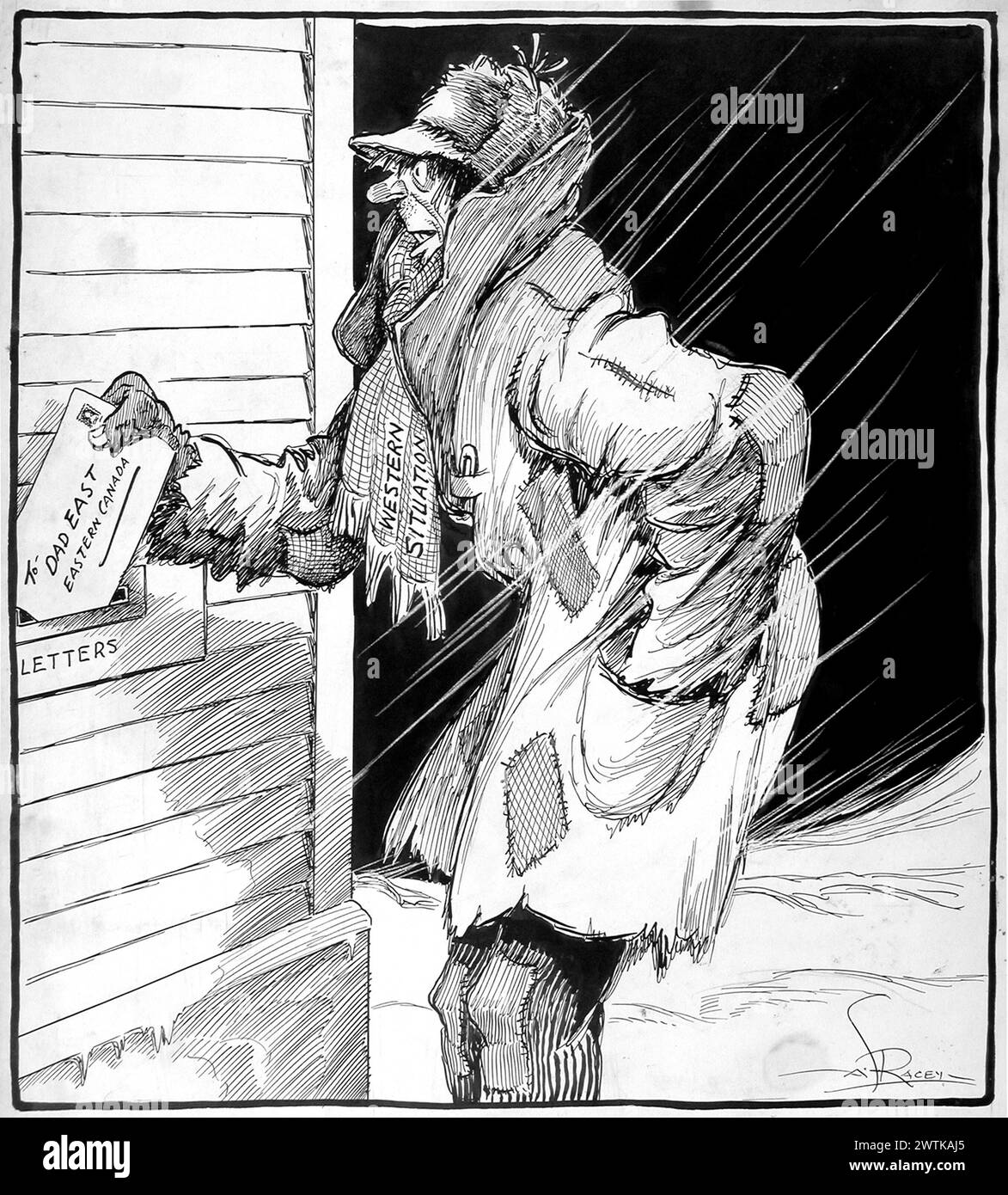Cartoon - There's No Place Like Home Arthur George Racey (1870-1941 ...