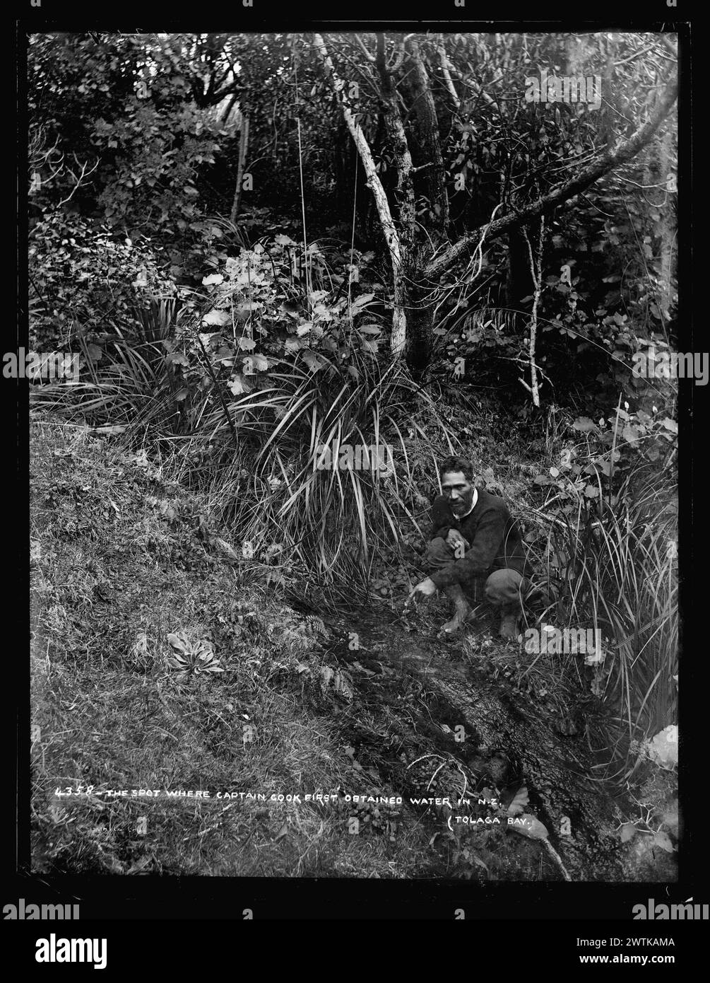 The Spot where Captain Cook first obtained water in NZ, Tolaga Bay ...