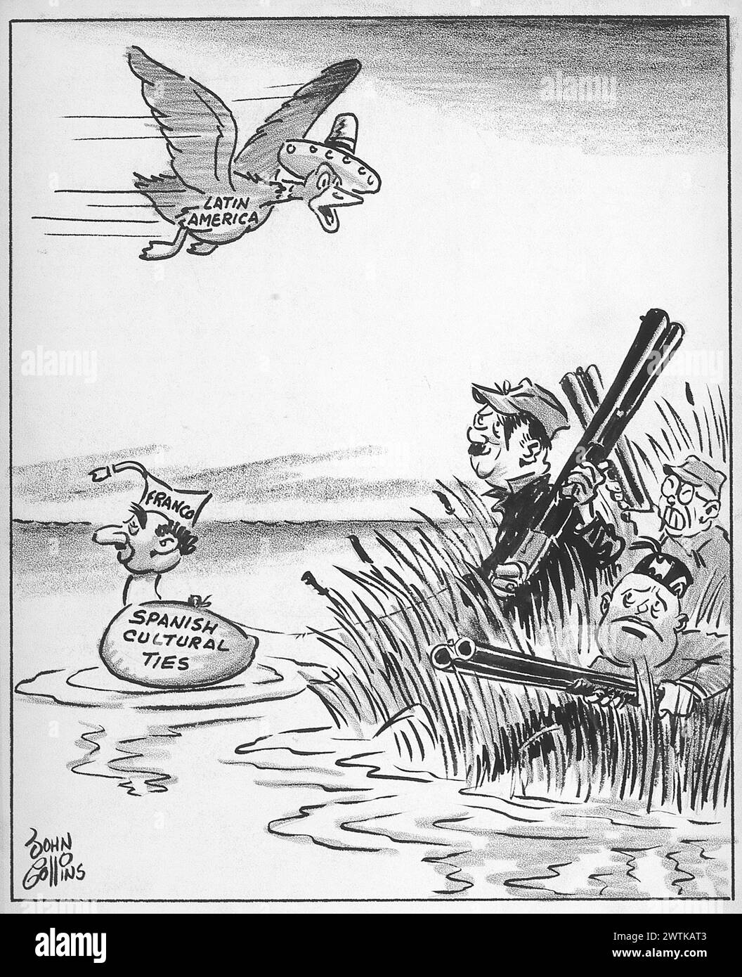 John collins cartoon Black and White Stock Photos & Images - Alamy